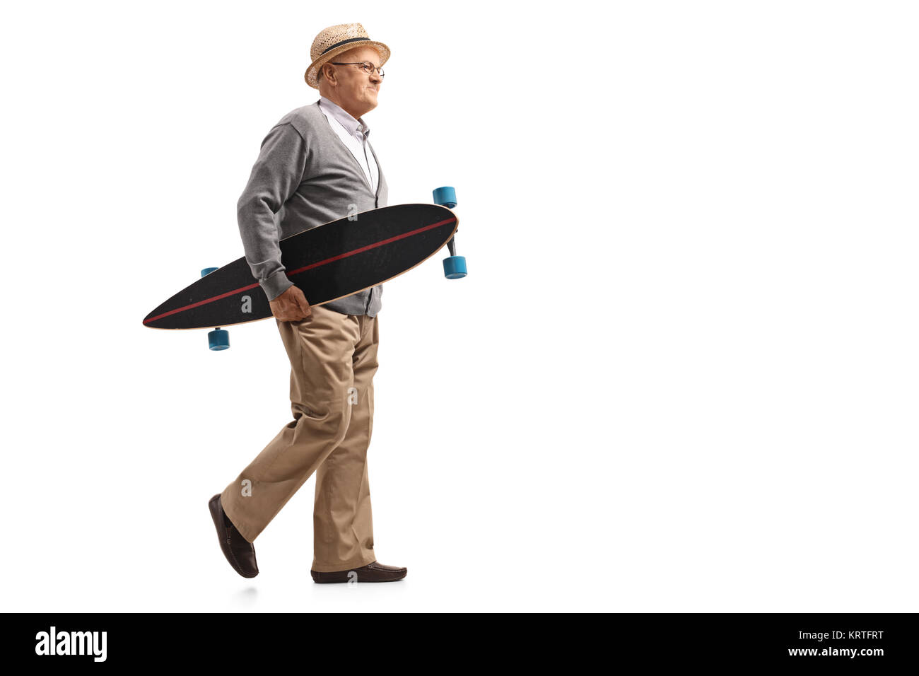 Man walking profile full body hi-res stock photography and images - Alamy