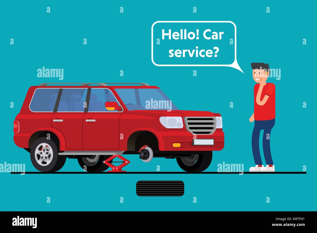 Car wreck on the roadside Stock Vector Images - Alamy