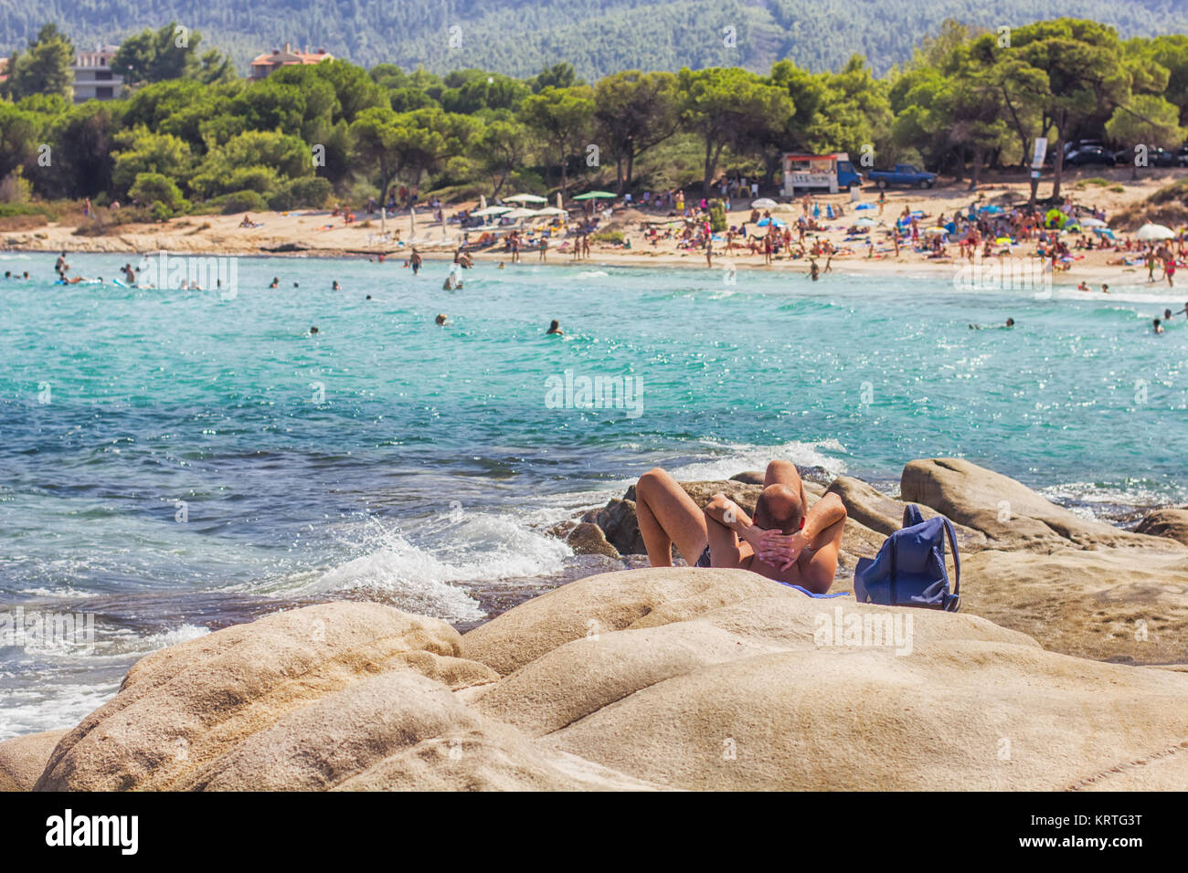 Summer relaxing sea Stock Photo - Alamy