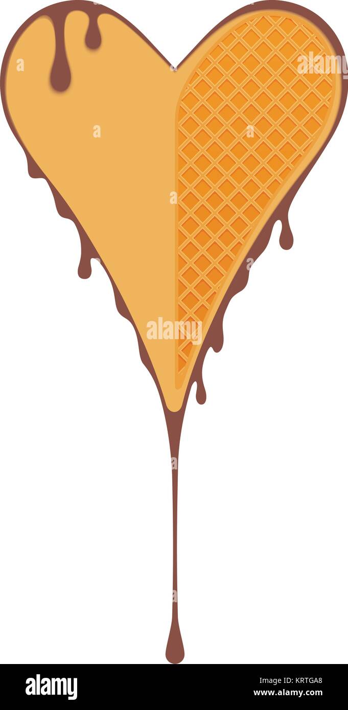 Honey waffle vector vectors hi-res stock photography and images - Alamy