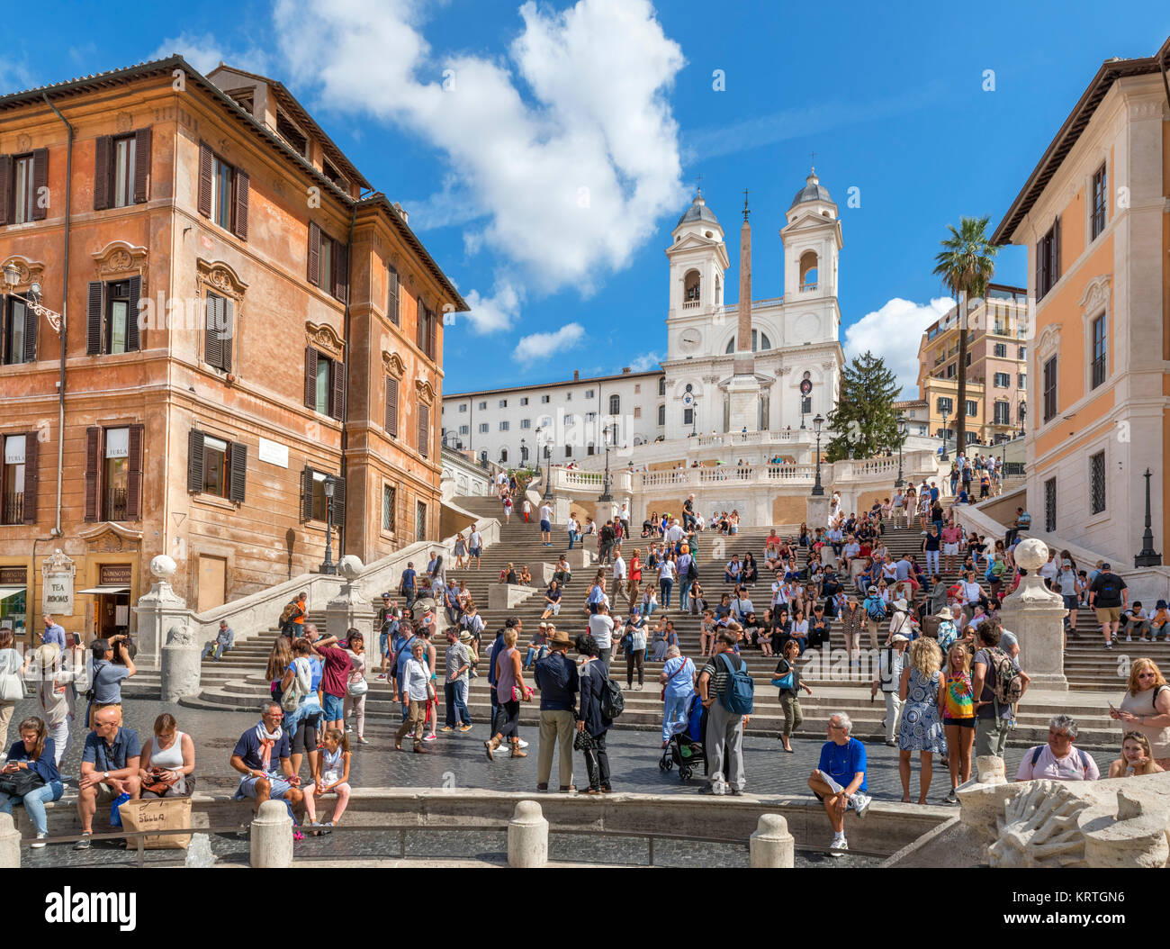 Rome spanish steps hi-res stock photography and images - Alamy