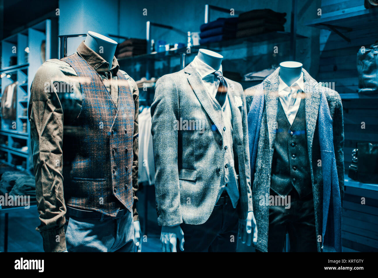 Men clothing store Stock Photo - Alamy
