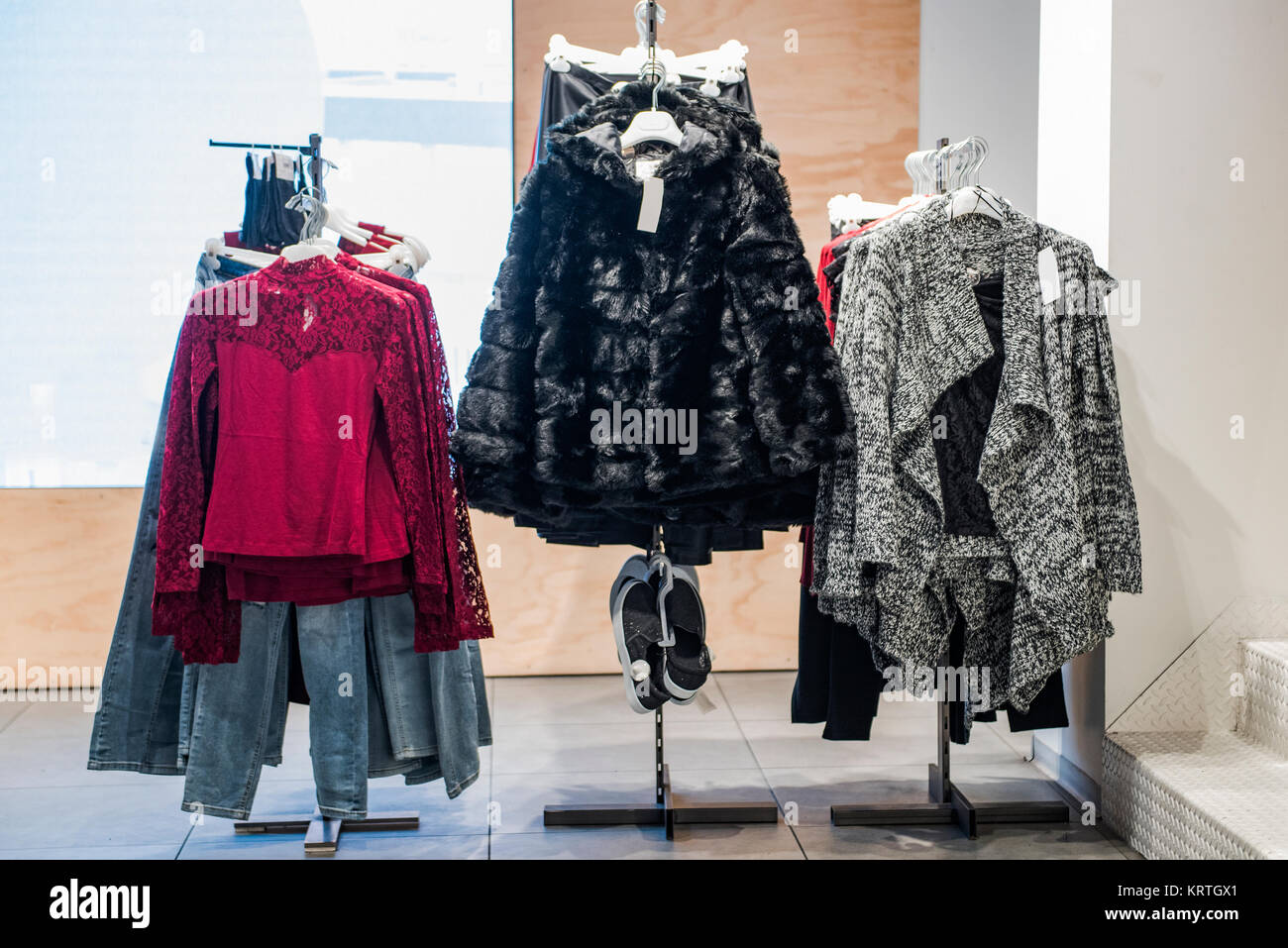 Women clothing store Stock Photo - Alamy