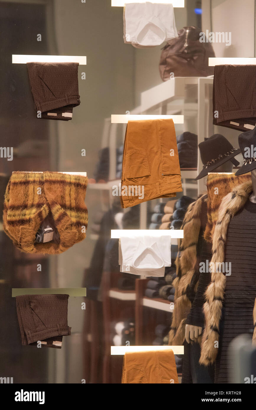 Men clothing store Stock Photo - Alamy