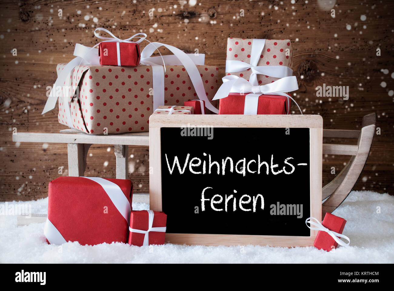 Chalkboard With German Text Frohe Weihnachten Means Merry Christmas ...