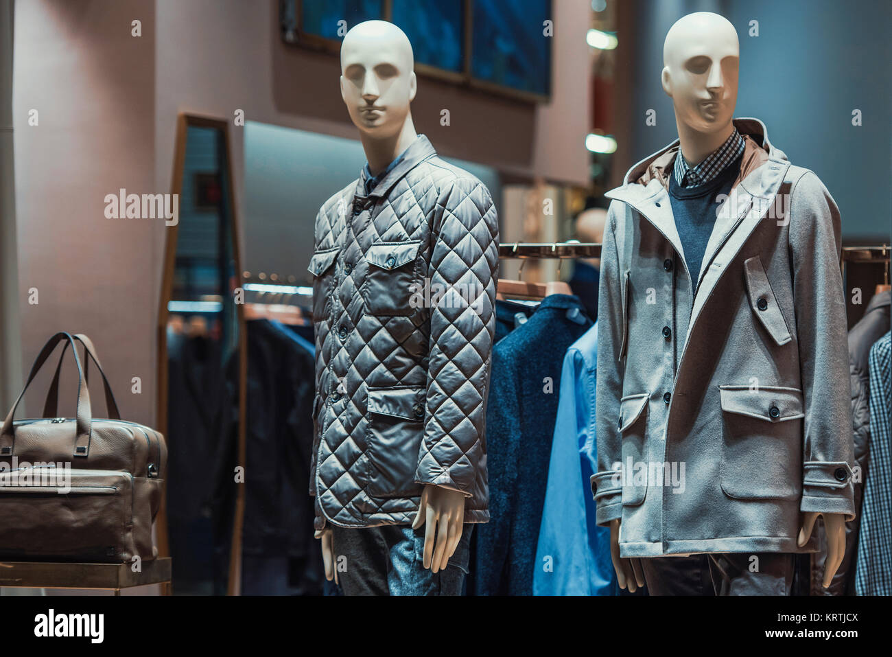 Men clothing store Stock Photo - Alamy