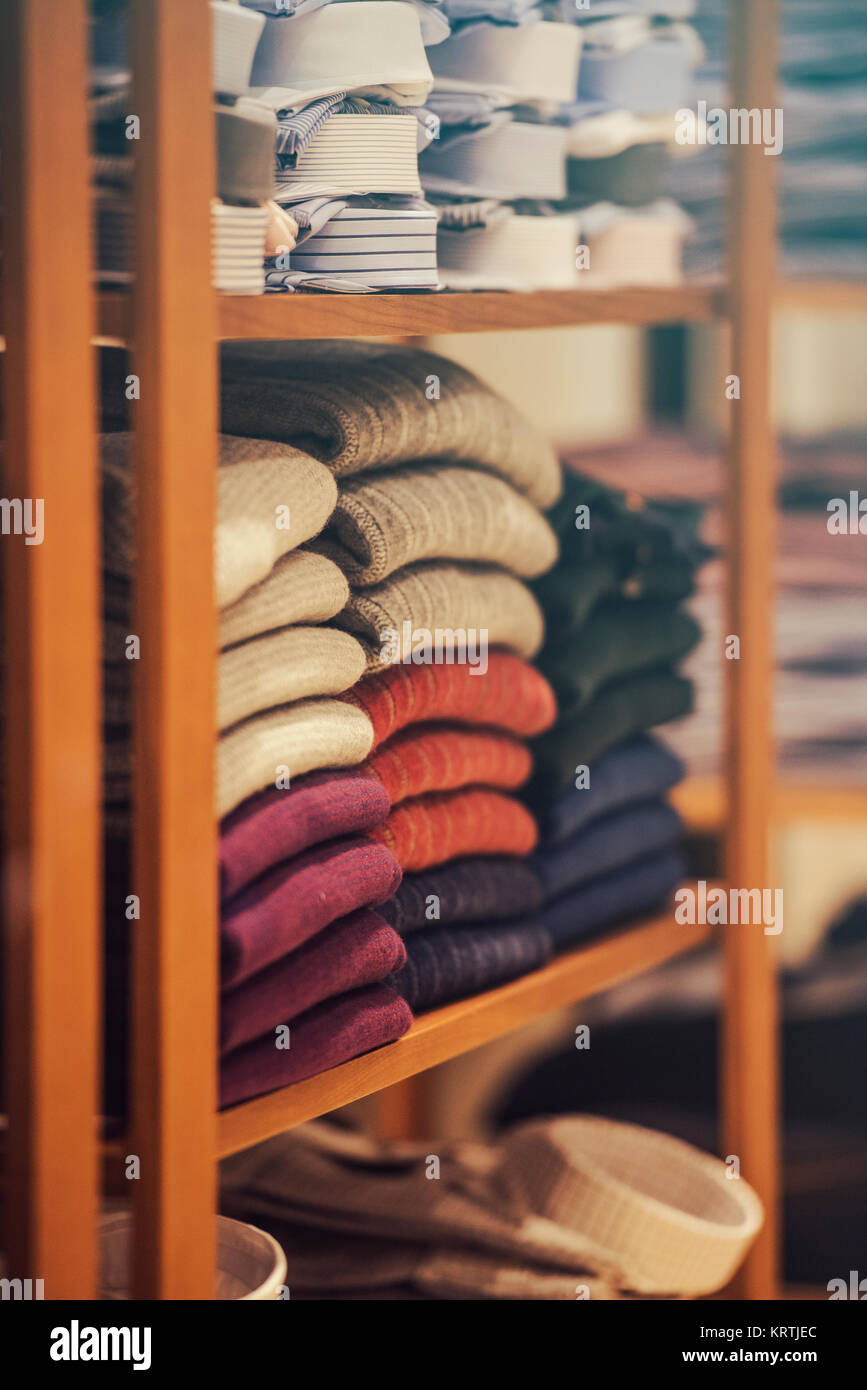 Men clothing store Stock Photo - Alamy