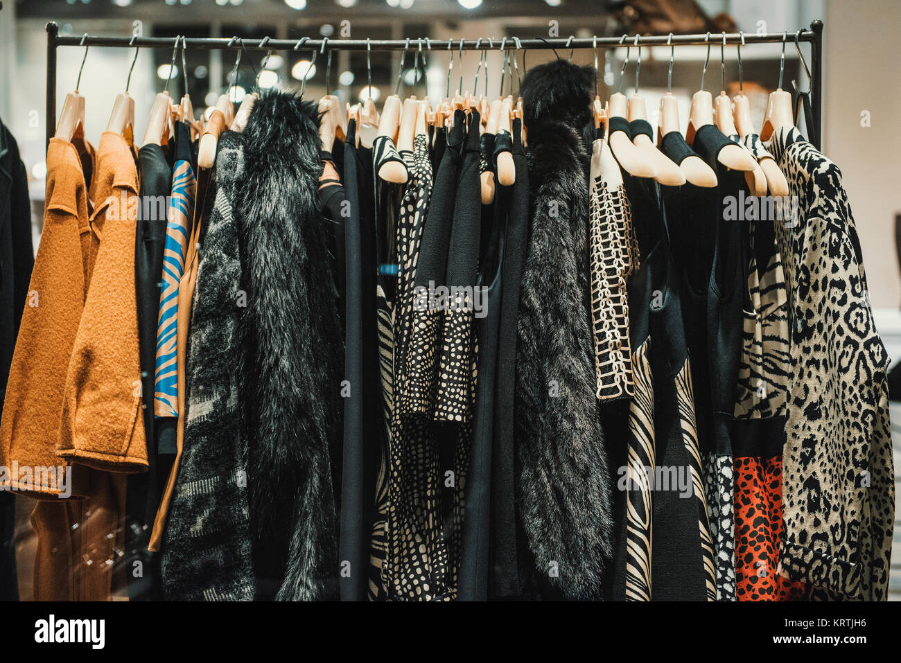 Women clothing - fall winter collection Stock Photo - Alamy