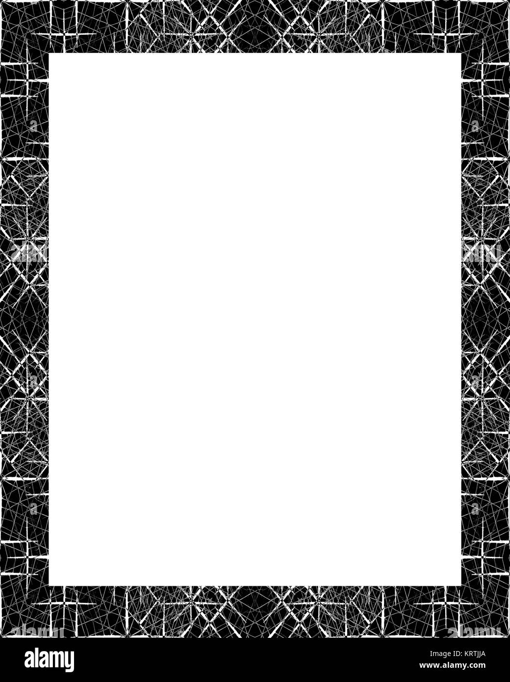 White photo frame borders and object Black and White Stock Photos ...