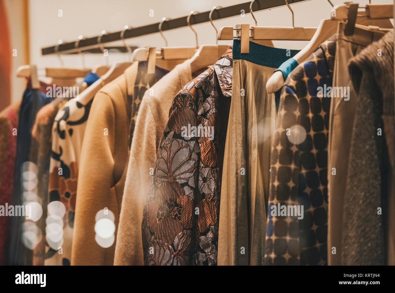 Women clothing - fall winter collection Stock Photo - Alamy