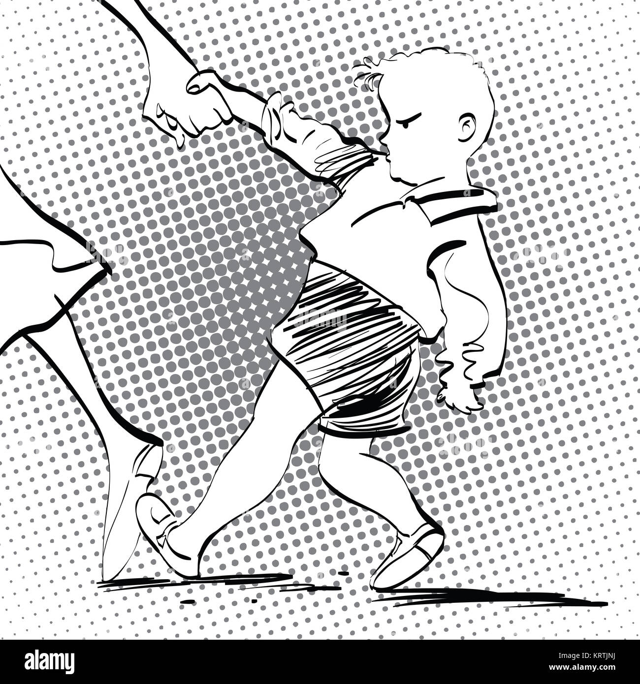 Childhood angry evil emotions baby hi-res stock photography and images ...