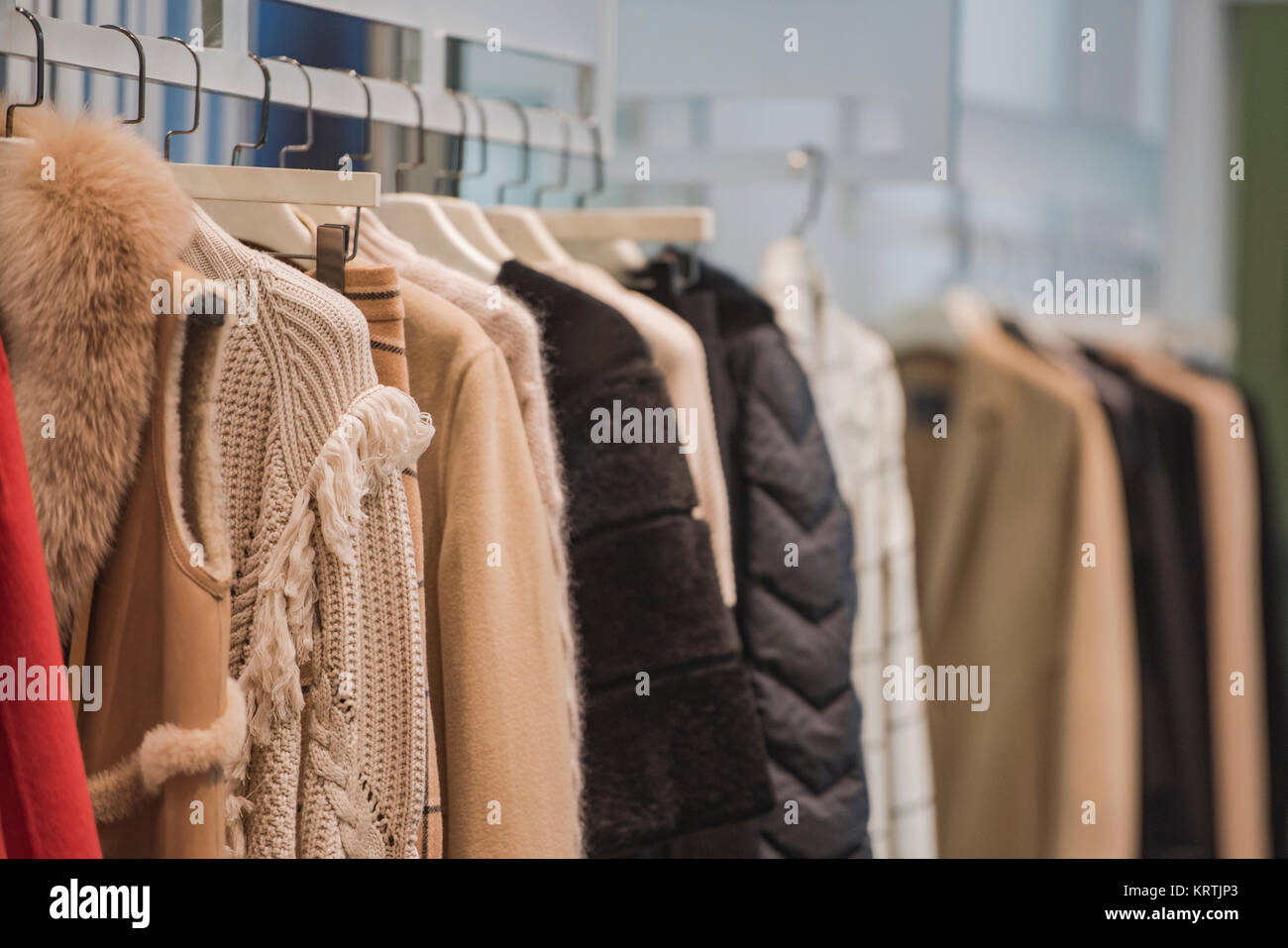Women clothing - fall winter collection Stock Photo - Alamy