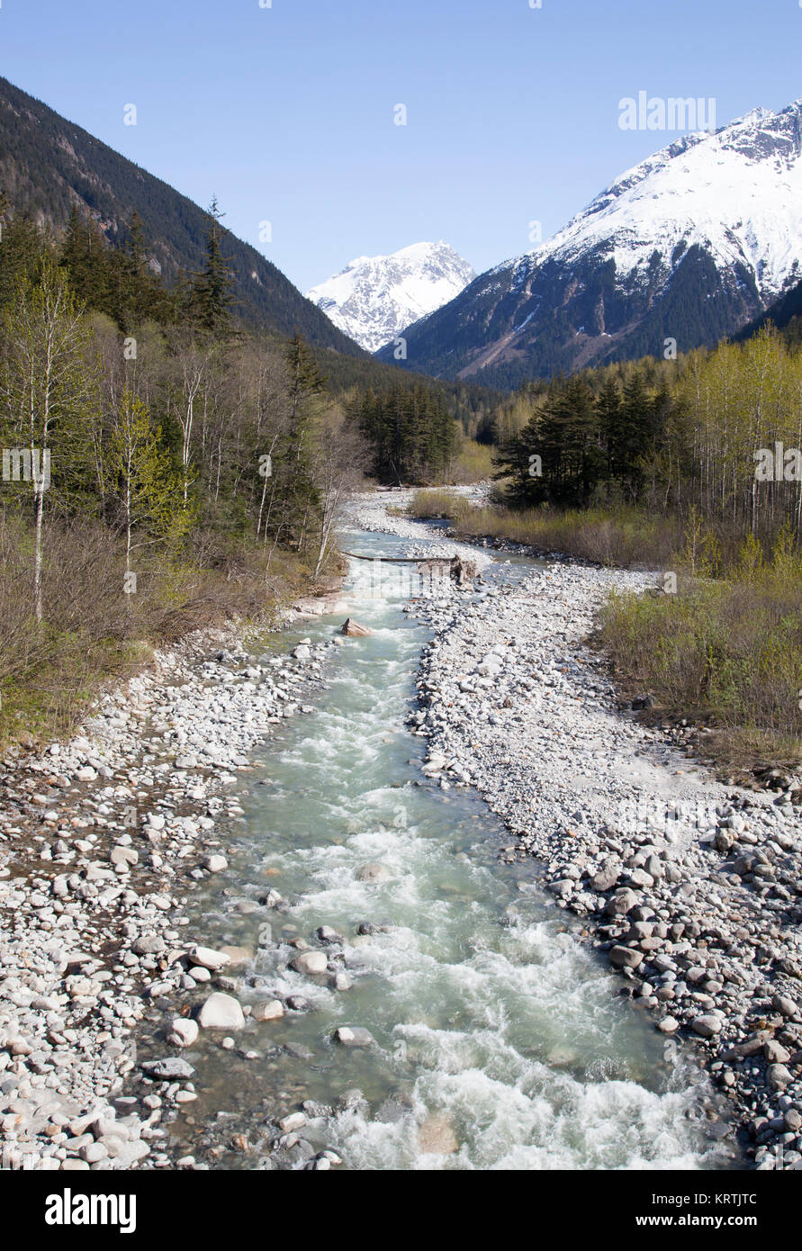 Stream Landscape View Stock Photo - Alamy
