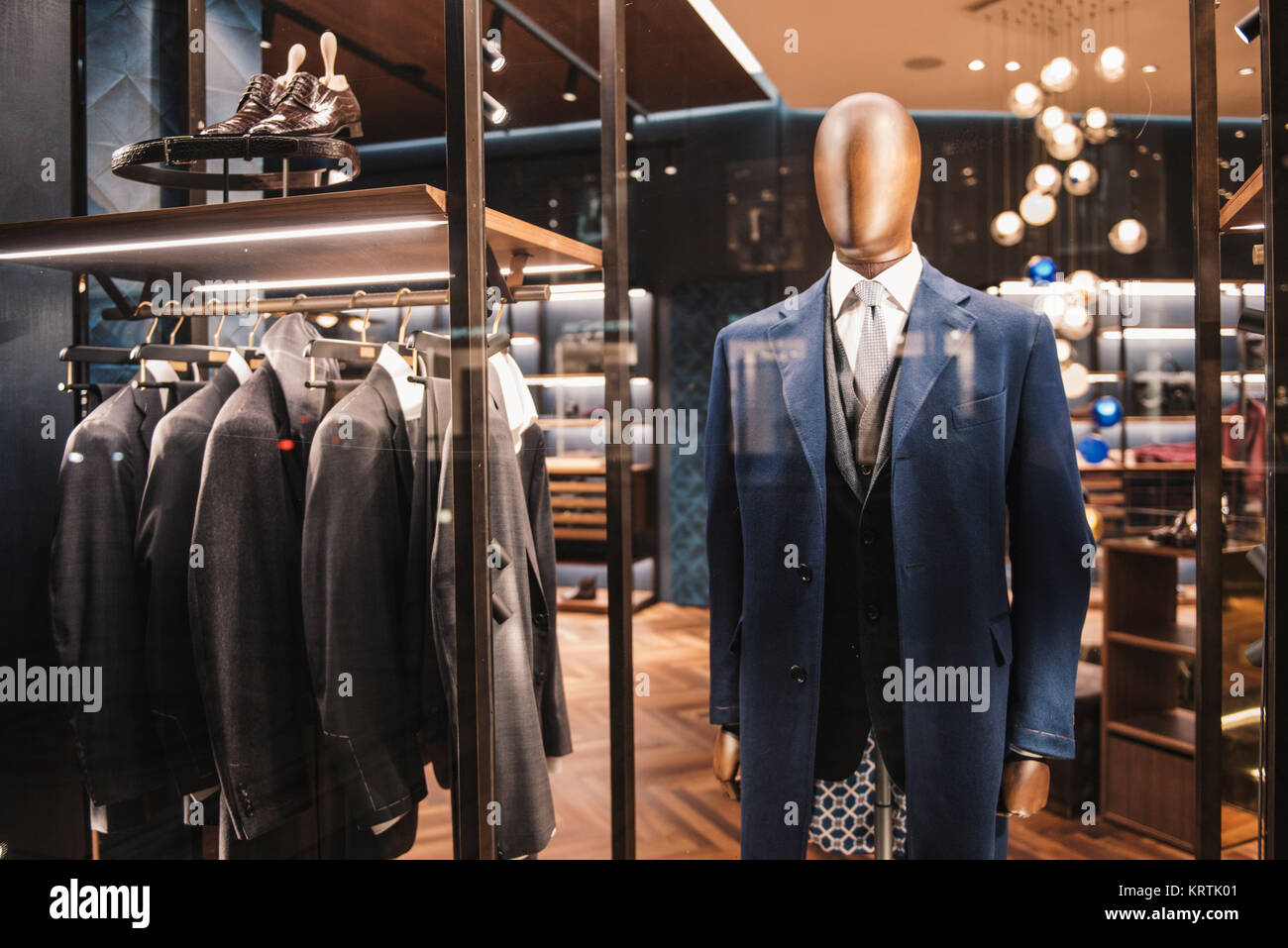 Elegant men store Stock Photo - Alamy