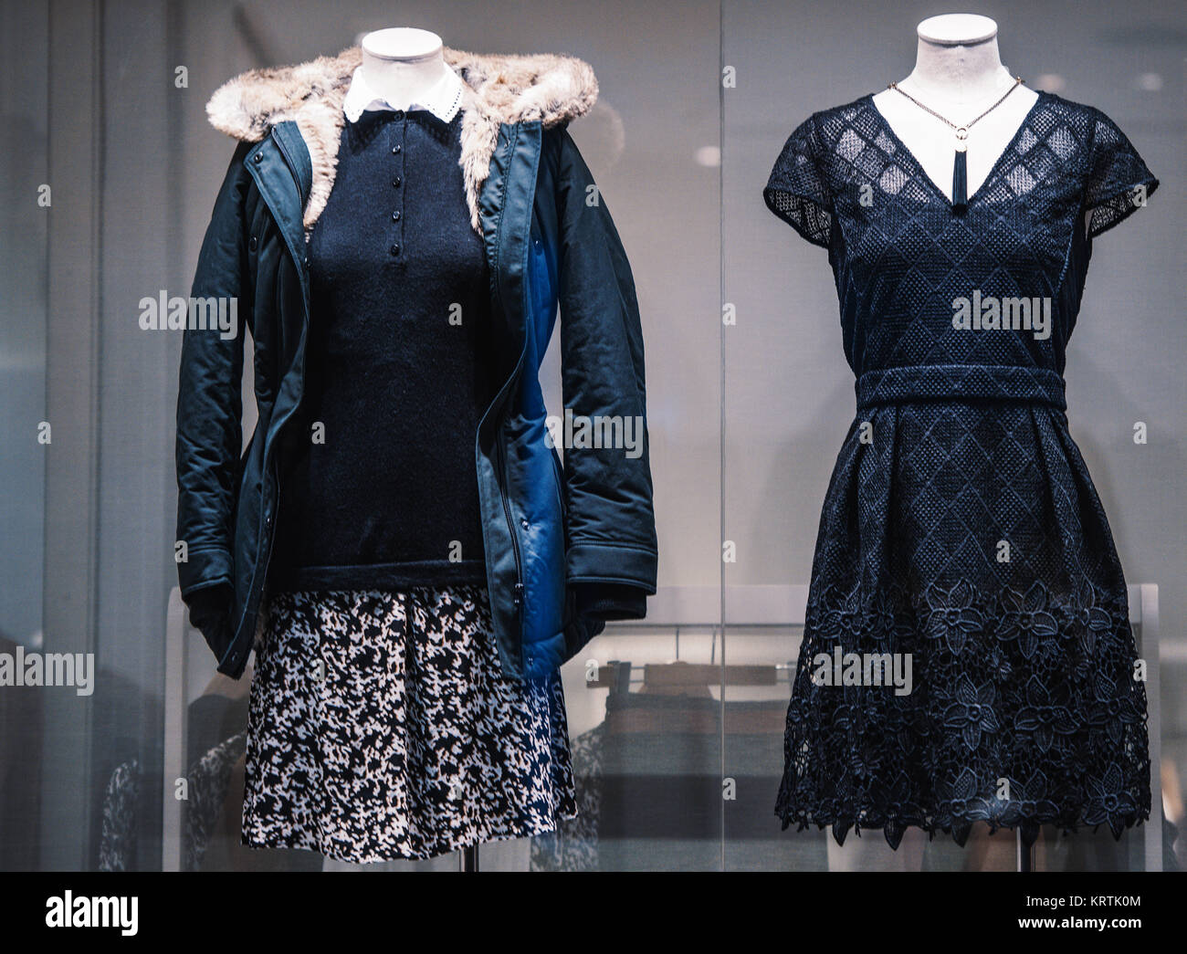 Fashionable clothing store interior hi-res stock photography and images ...