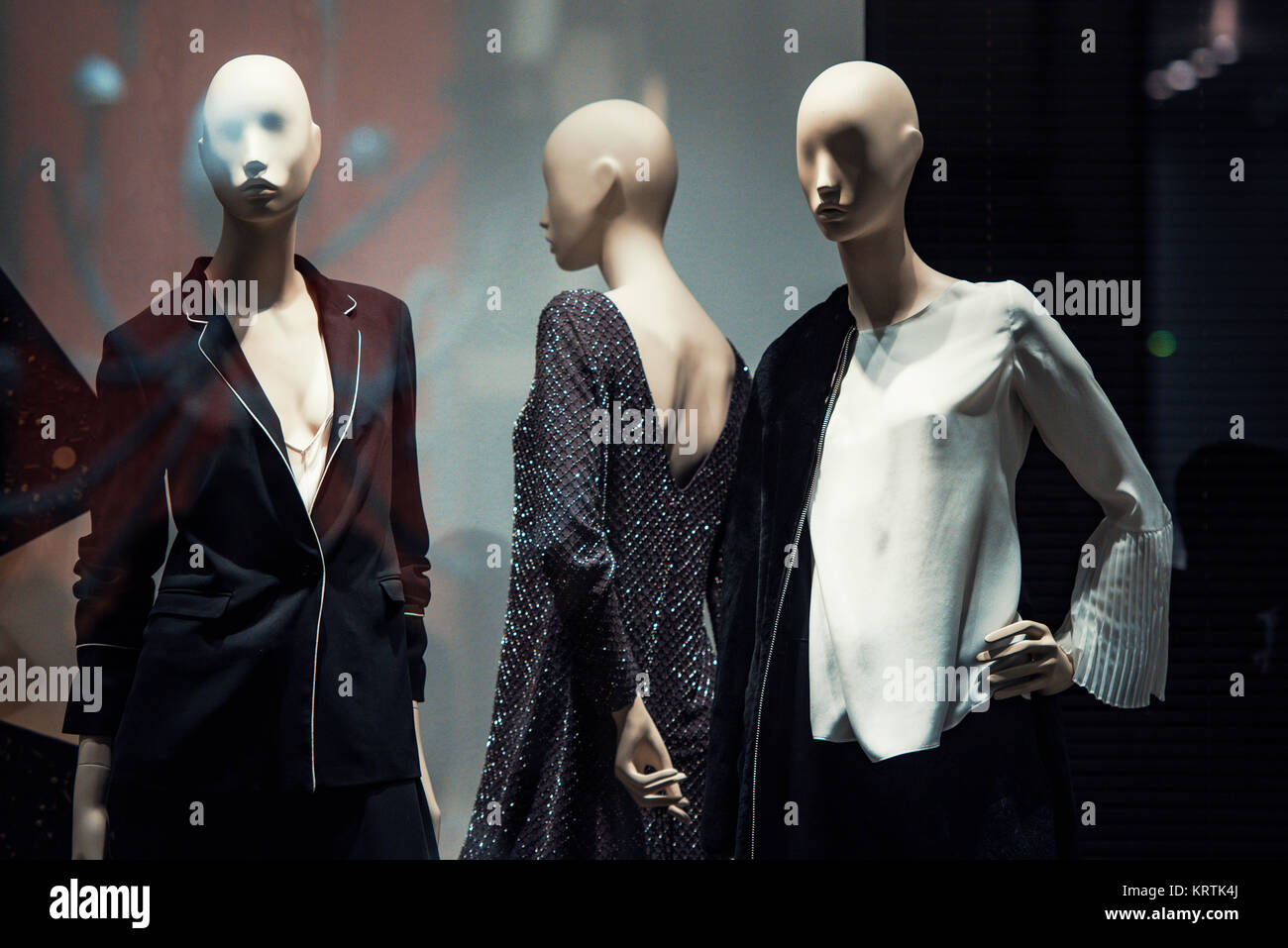 Women clothing store display Stock Photo - Alamy