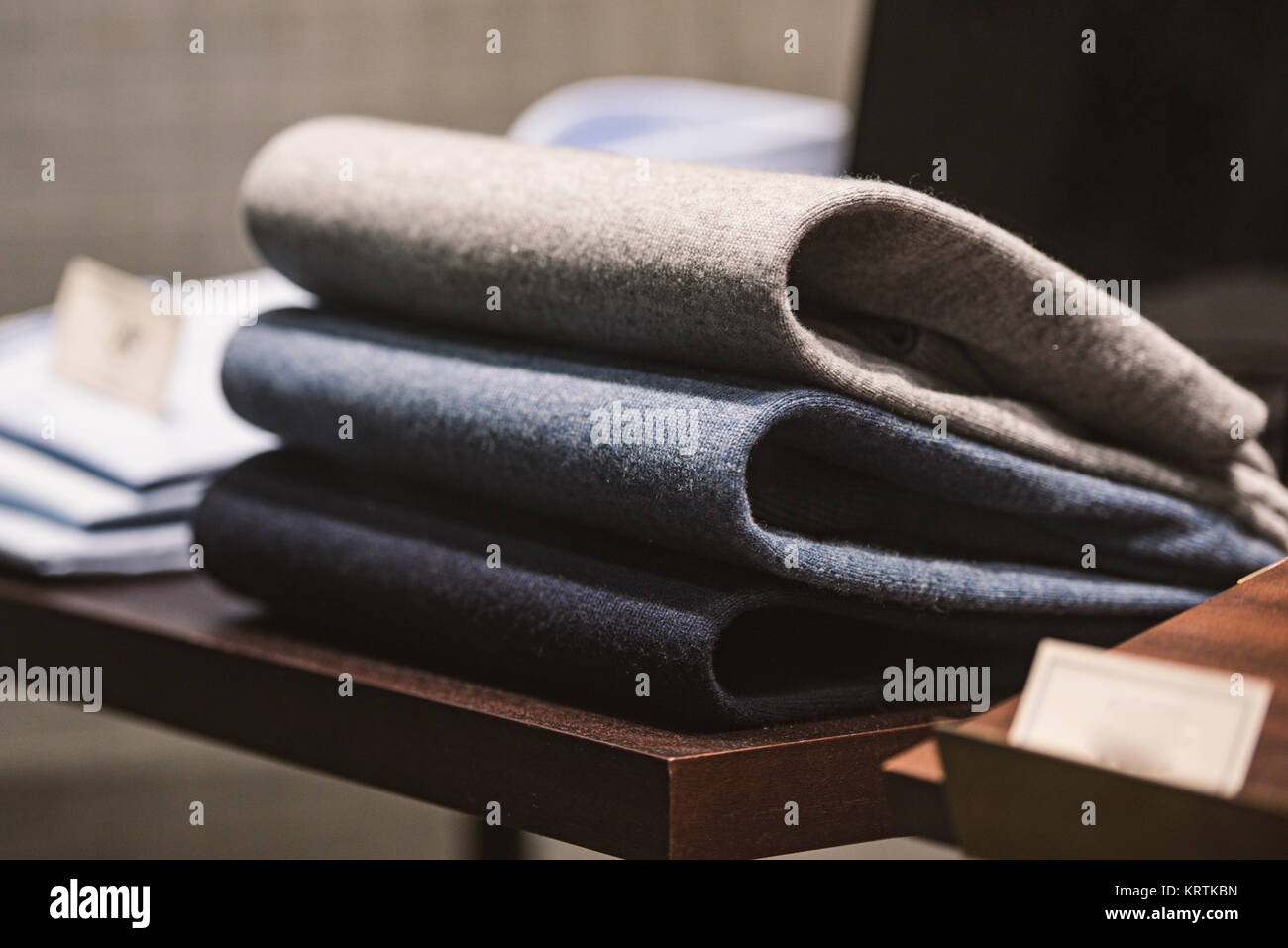 Men clothing stack Stock Photo - Alamy