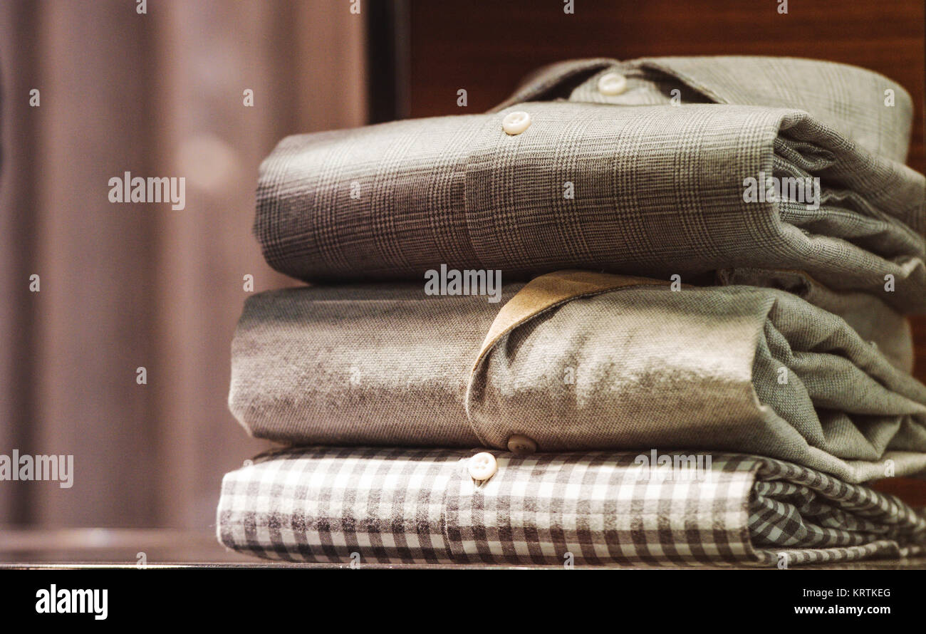 Men clothing stack Stock Photo - Alamy