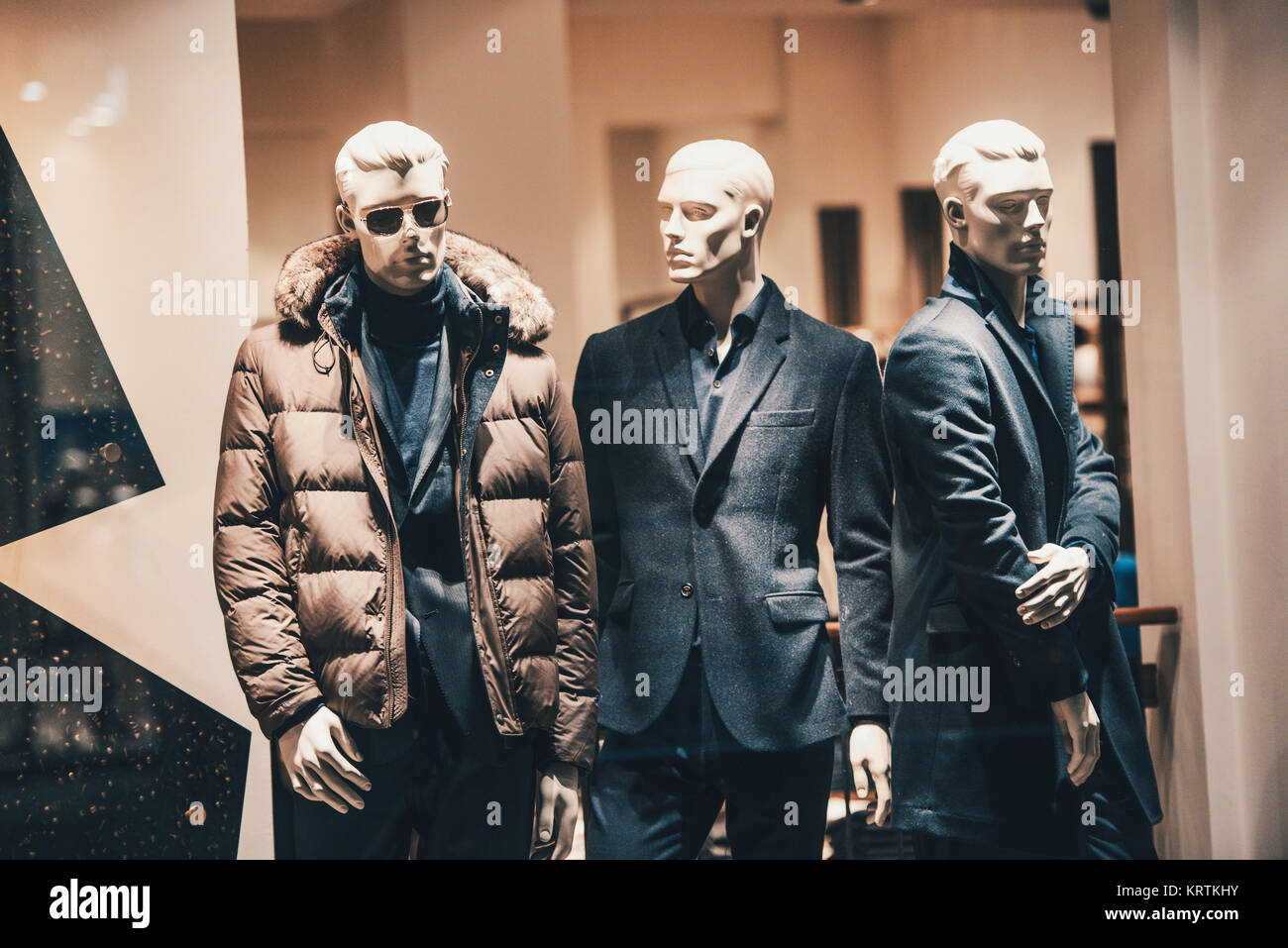 Men clothing store Stock Photo - Alamy