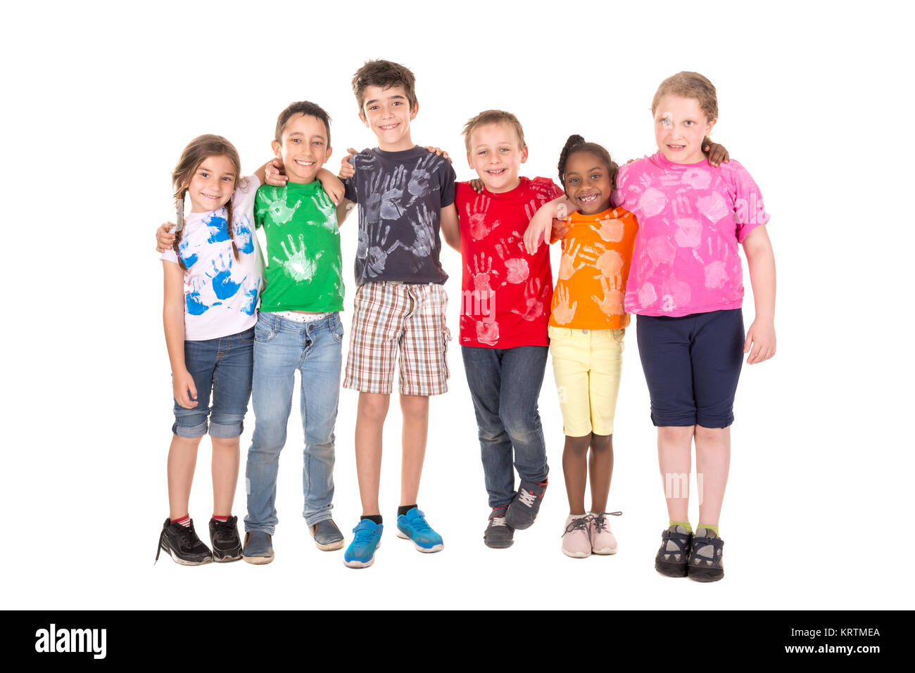 Group of kids Stock Photo - Alamy