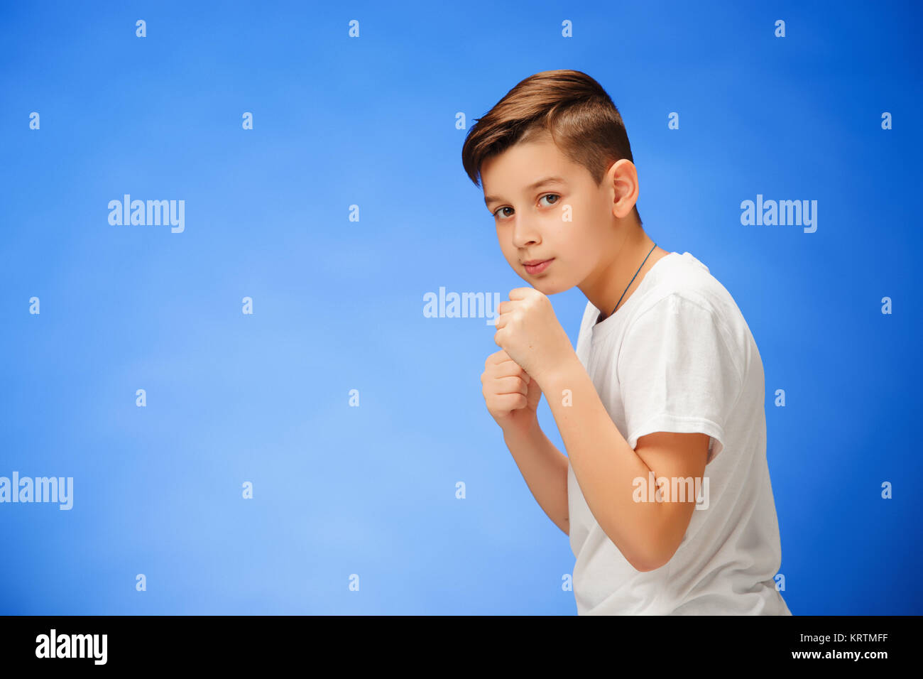 Boy laughing boxing hi-res stock photography and images - Alamy