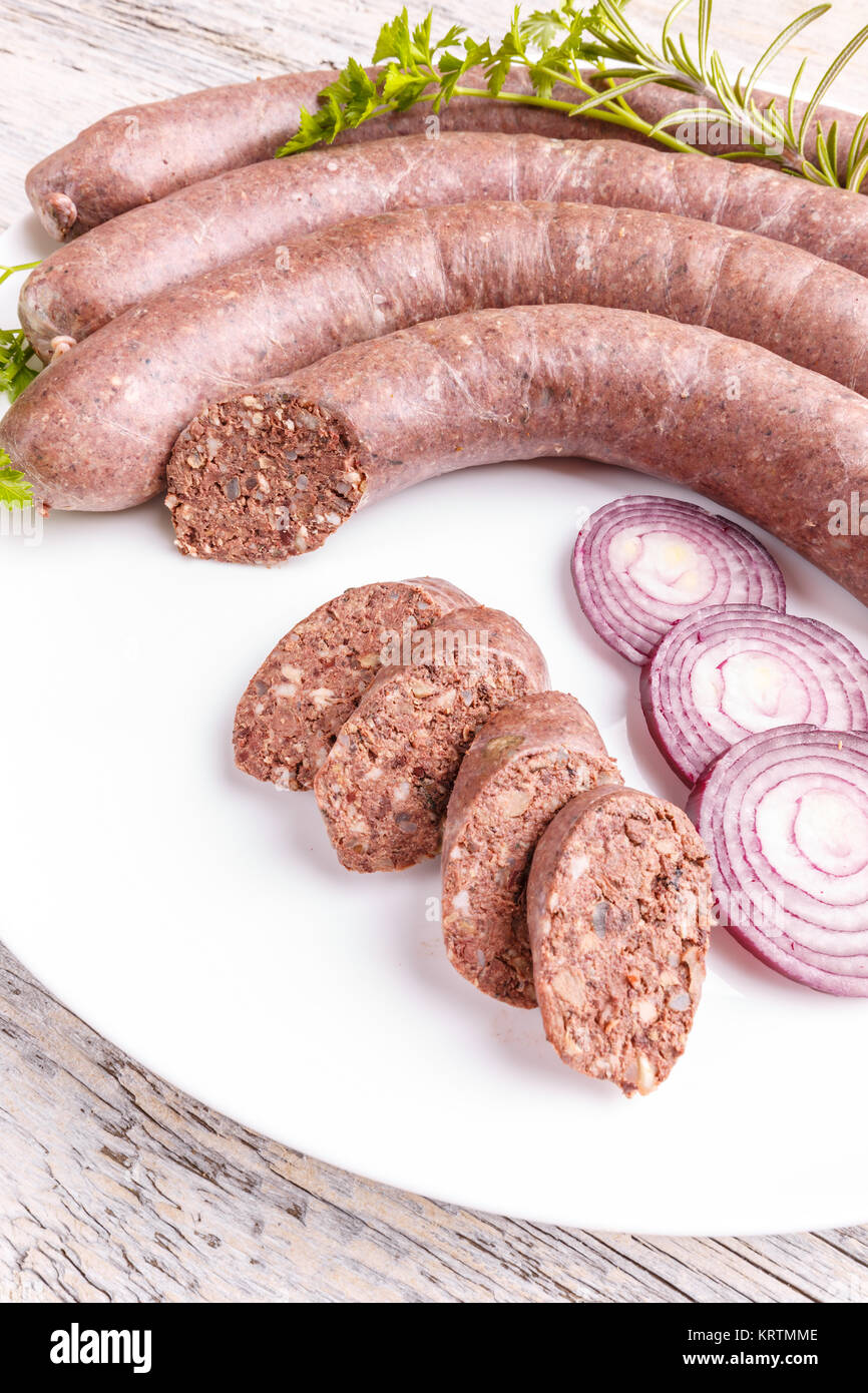 Red pudding scottish hi-res stock photography and images - Alamy