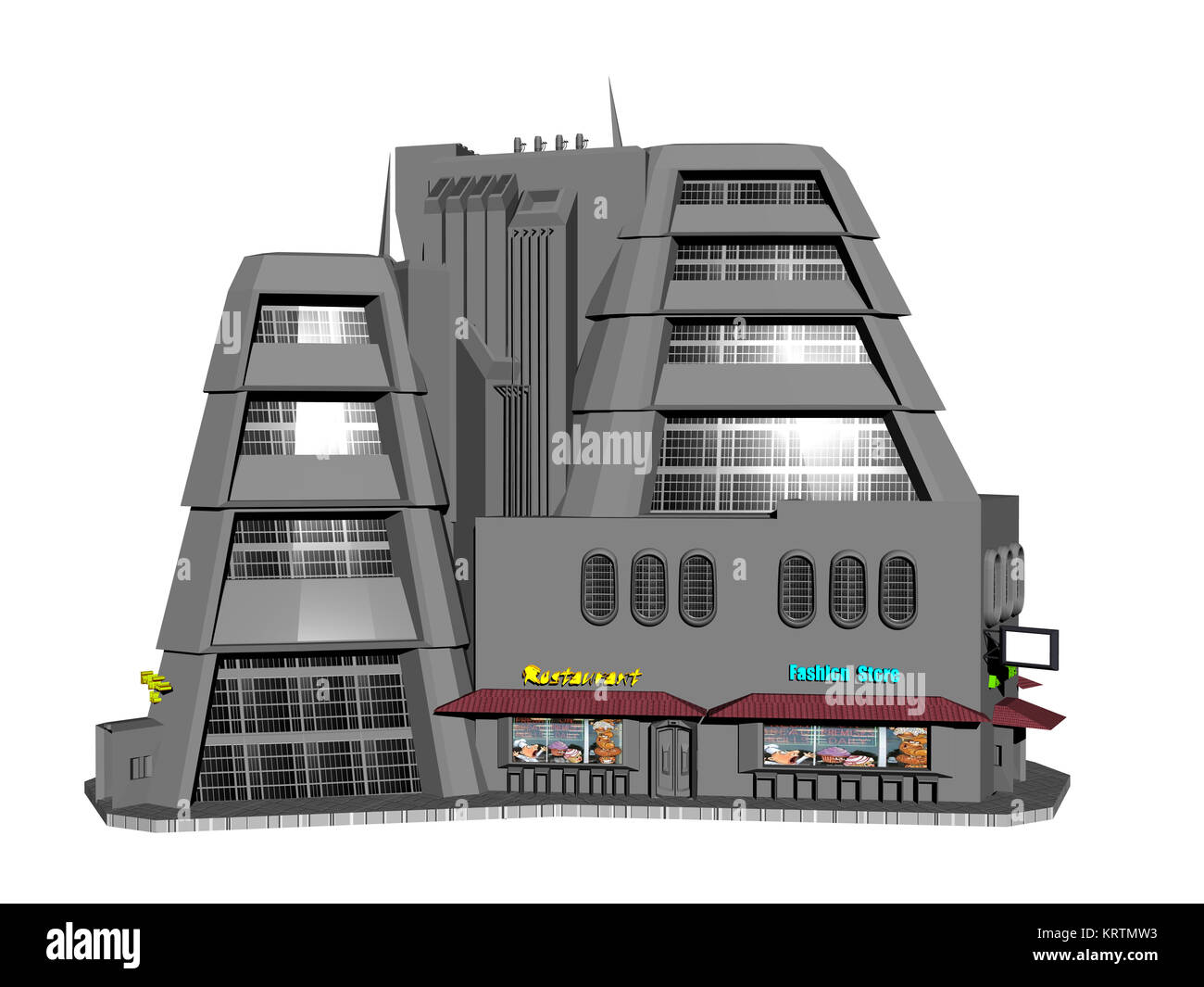 Story buildings Cut Out Stock Images & Pictures - Alamy