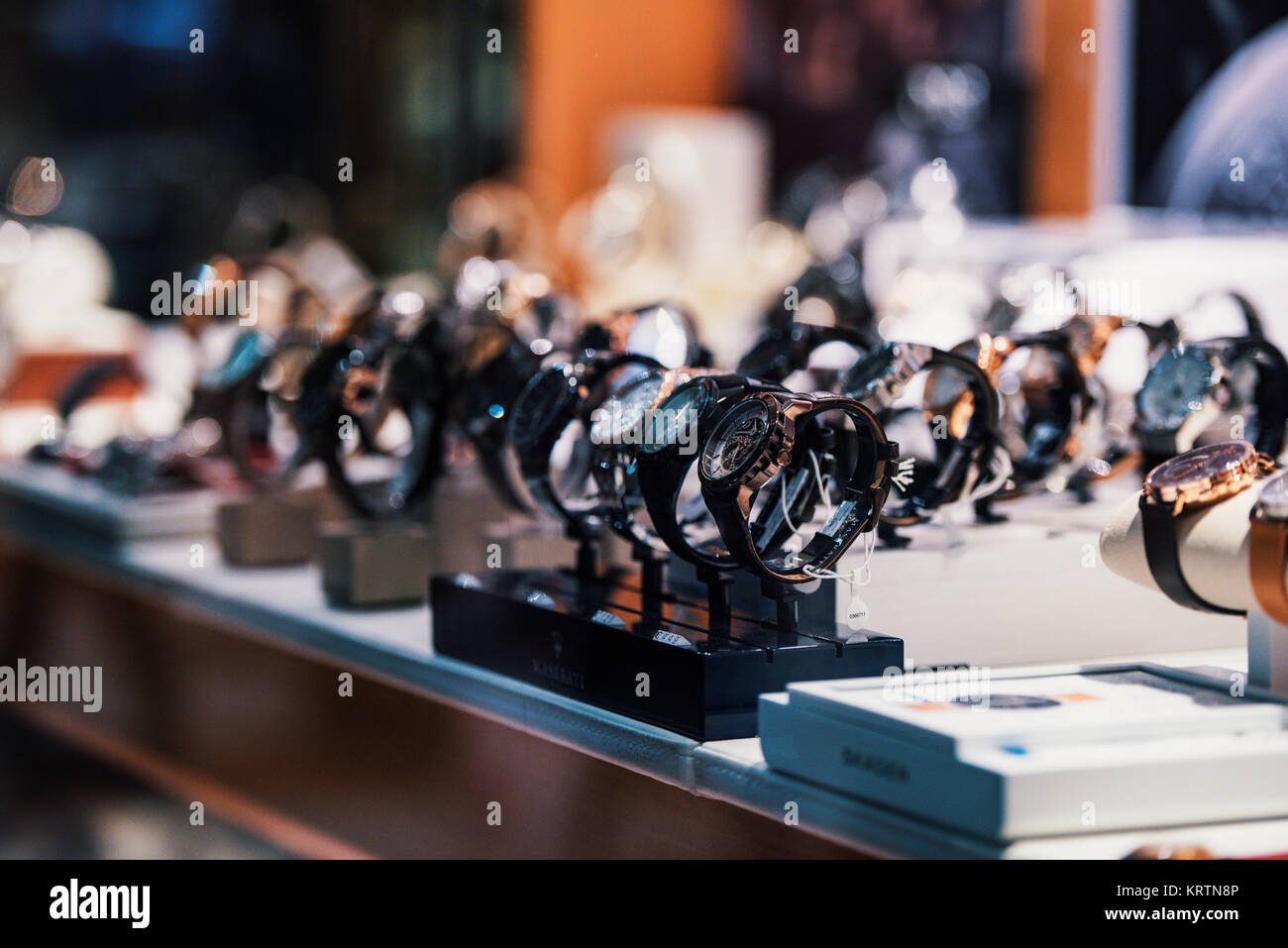 Wristwatch store hi-res stock photography and images - Alamy