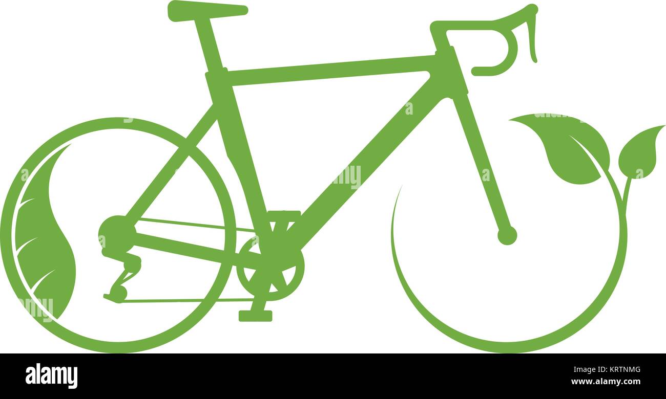 Ecology bike driving vector icon Stock Vector Image & Art - Alamy