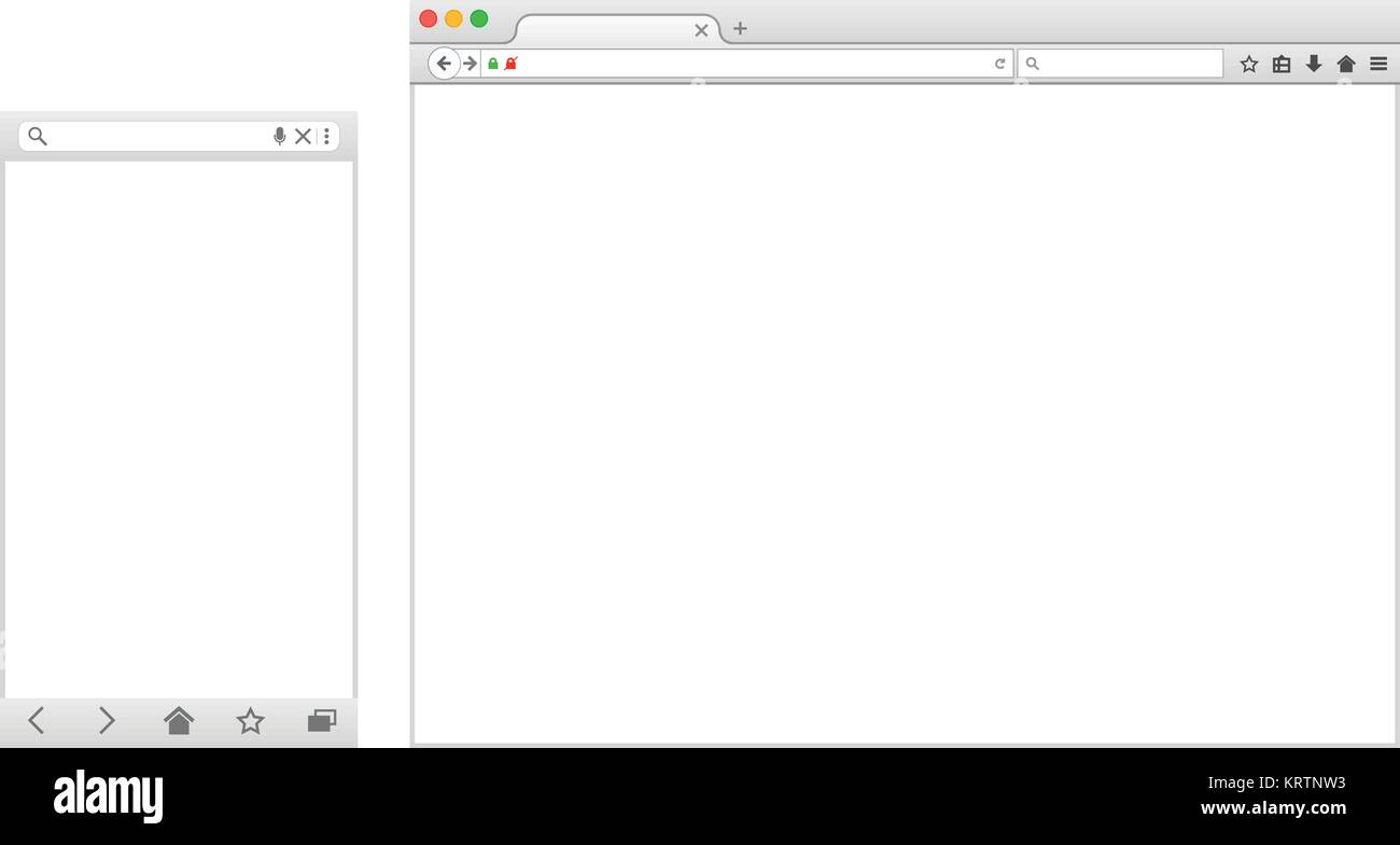 Blank browser windows for different devices of computer hi-res stock ... Blank browser windows for different devices of computer hi-res stock ...