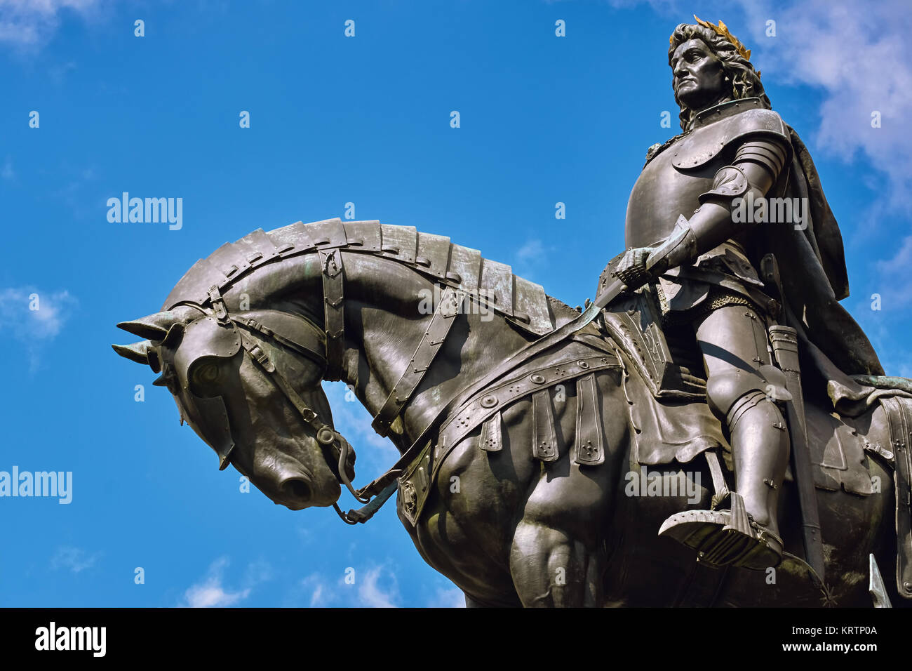 King Matthias Corvin Statue Stock Photo - Alamy