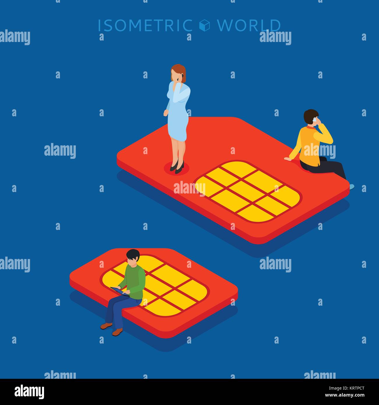 Simcard illustration Stock Vector Images - Alamy