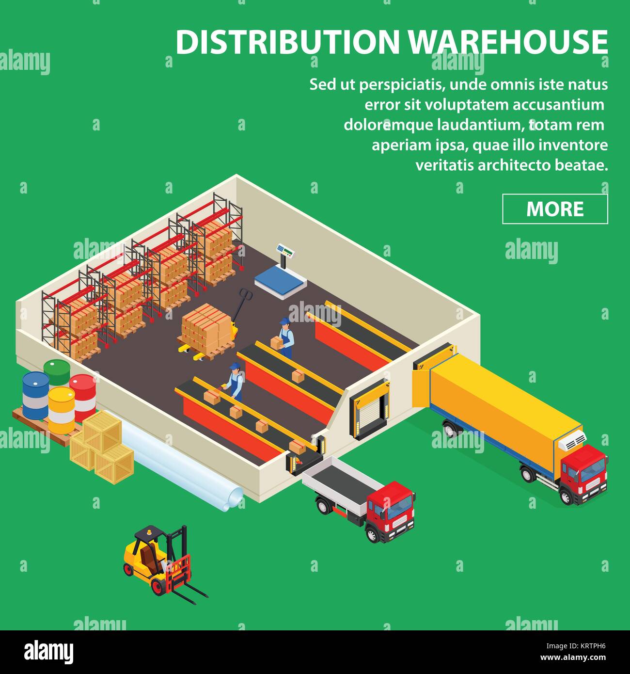 Manufacturing distribution icon set hi-res stock photography and images - Alamy