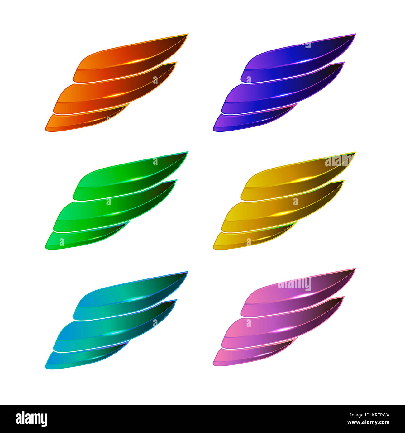 Colored wings hi-res stock photography and images - Alamy