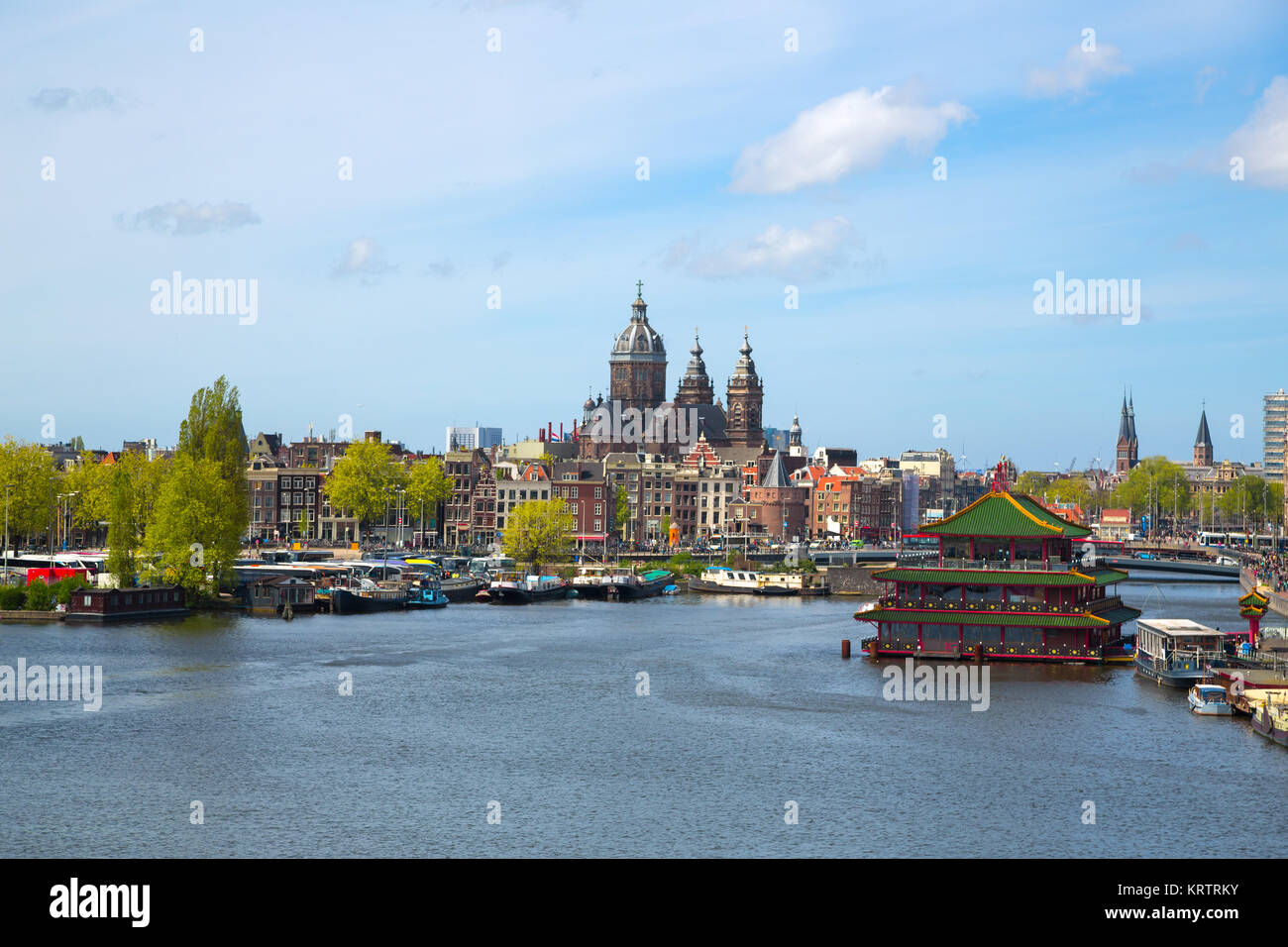 Aerial view of Amsterdam Stock Photo - Alamy