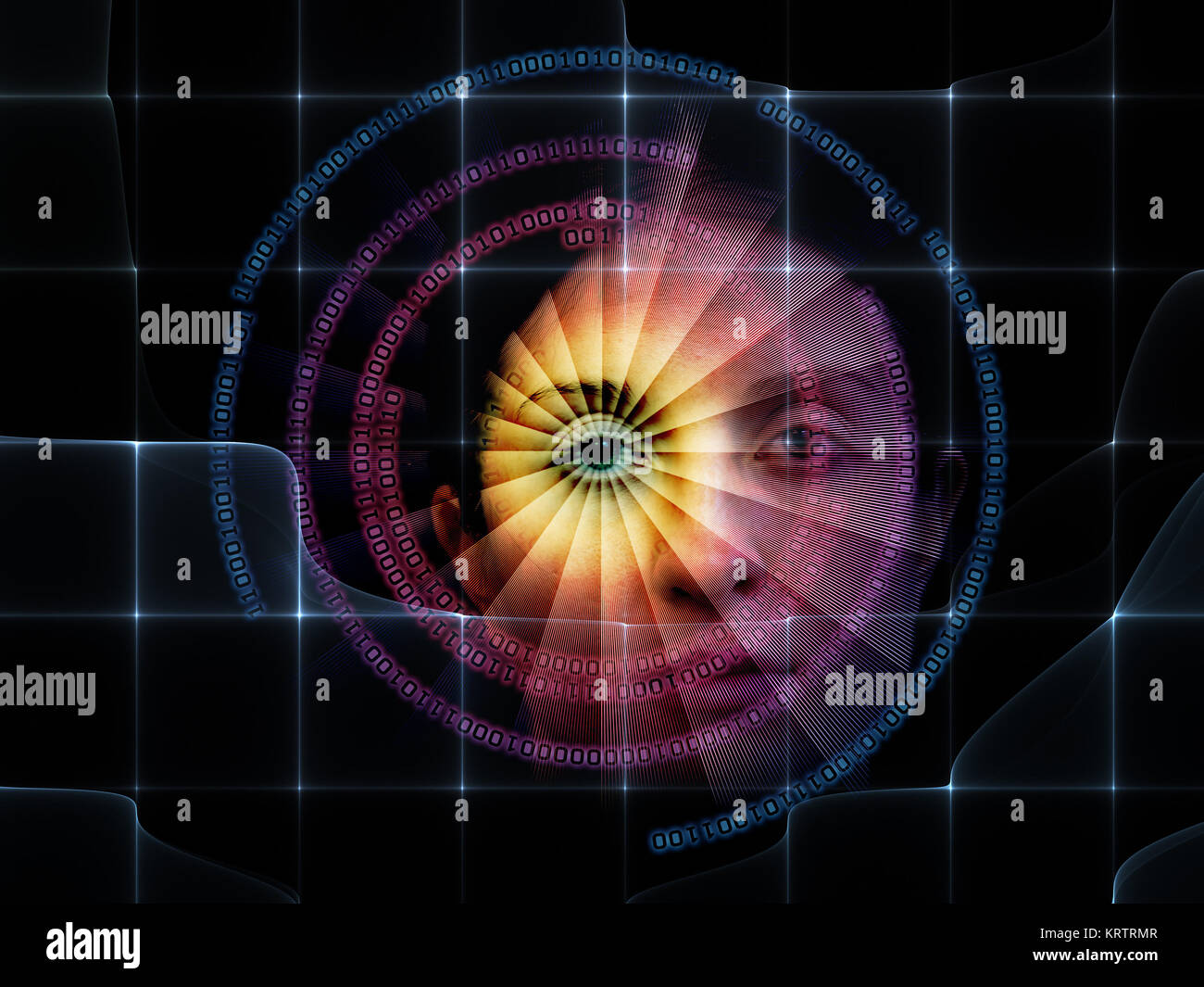 Realms of World of Numbers Stock Photo - Alamy