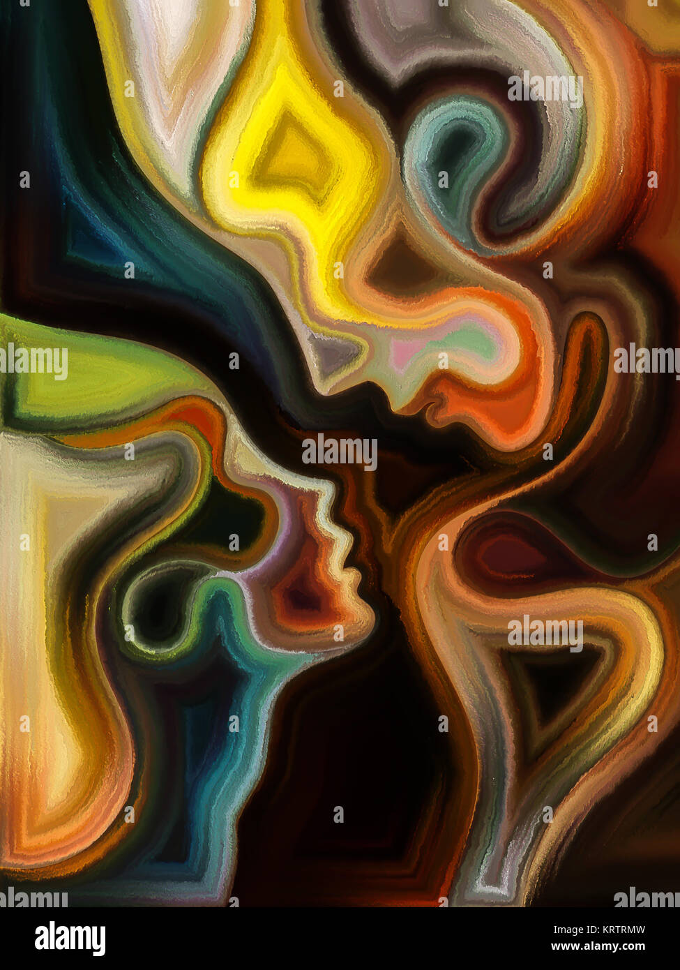 Dance of Communication Stock Photo - Alamy