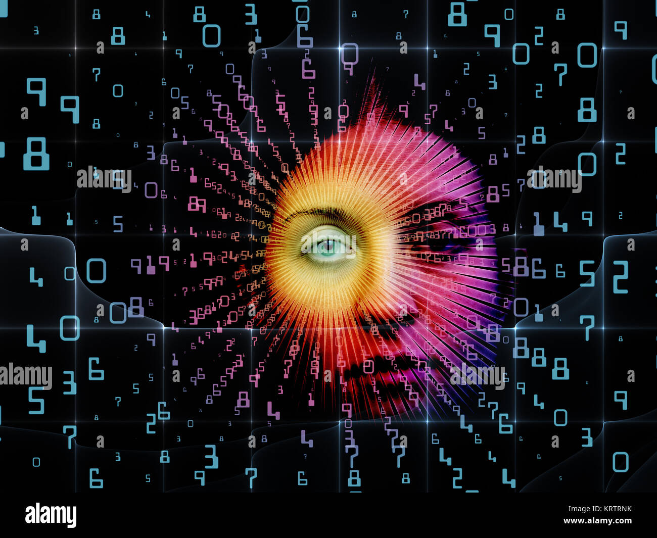 Propagation of World of Numbers Stock Photo - Alamy