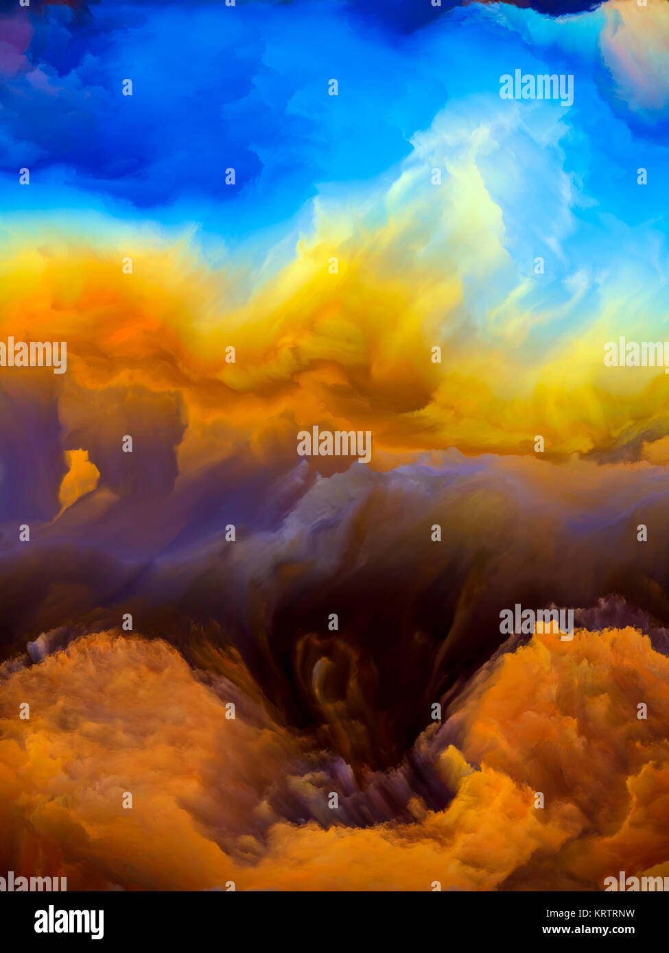 Three Levels of Storm Stock Photo - Alamy