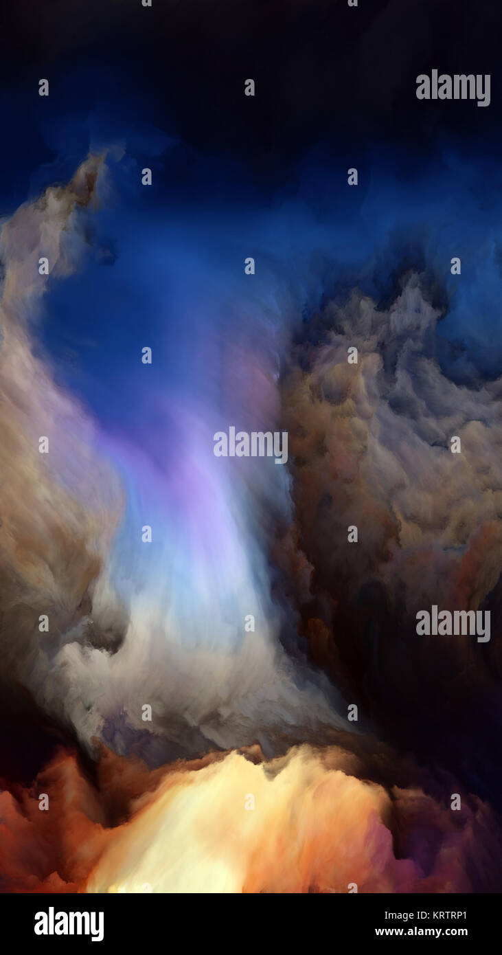 Visualization of Alien Atmosphere Stock Photo - Alamy