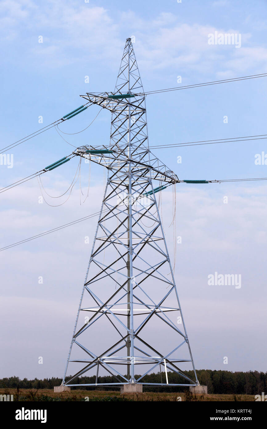 electricity transmission system Stock Photo - Alamy
