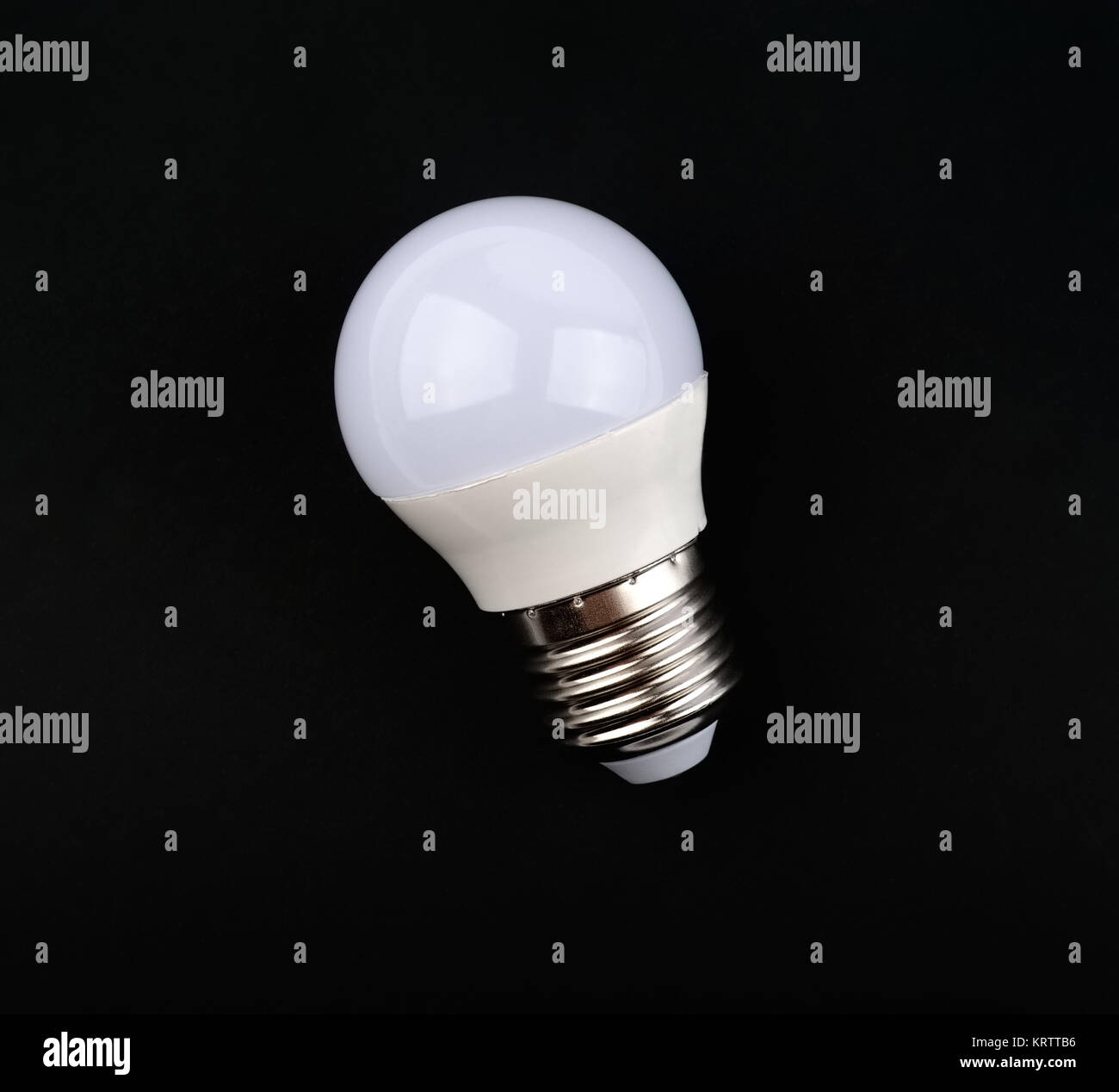 LED lamp against a dark background Stock Photo - Alamy
