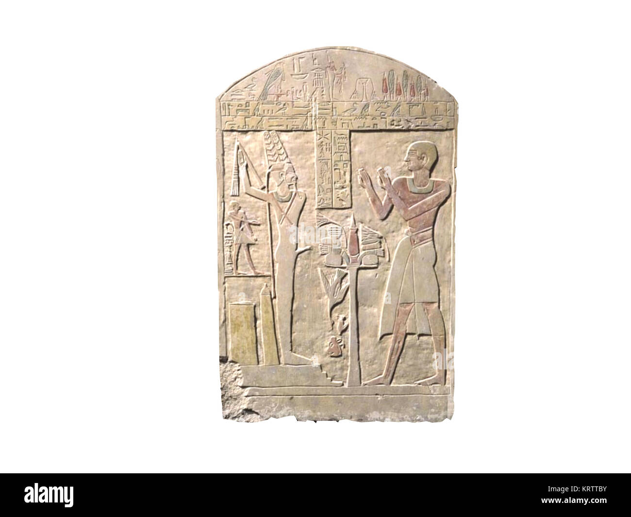 Egyptian stone tablet exempted Stock Photo - Alamy