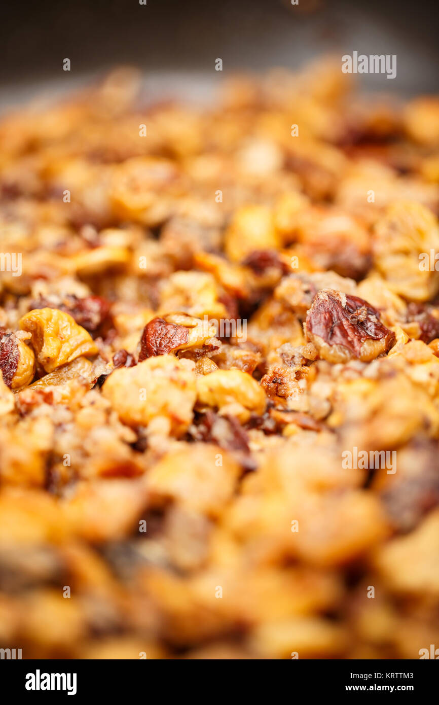 Peeled roasted chestnuts Stock Photo - Alamy