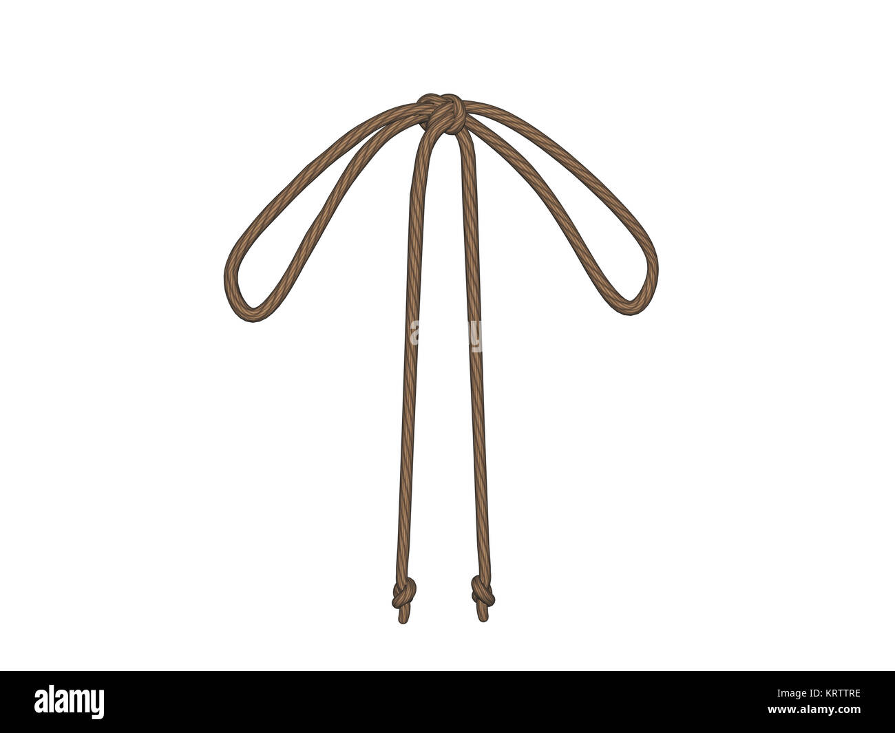 loop with knot free Stock Photo - Alamy