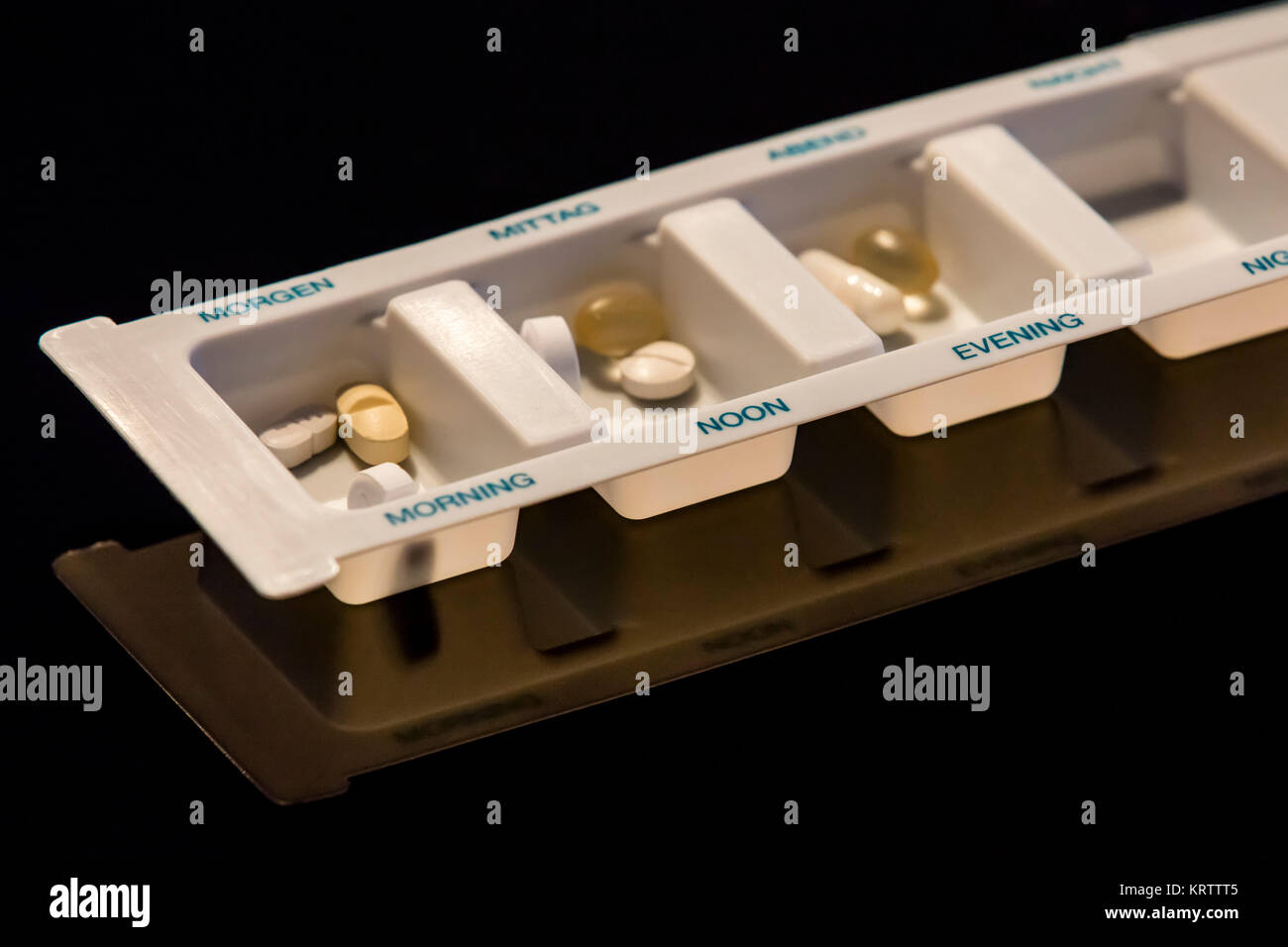 tablet can for one day Stock Photo - Alamy