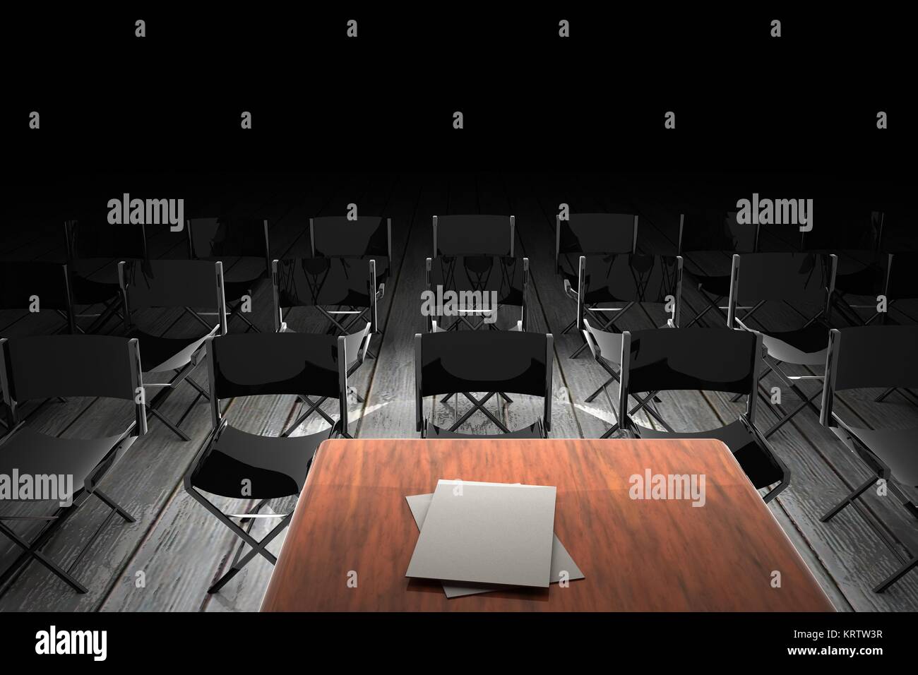 Meeting room seen from the podium Stock Photo - Alamy