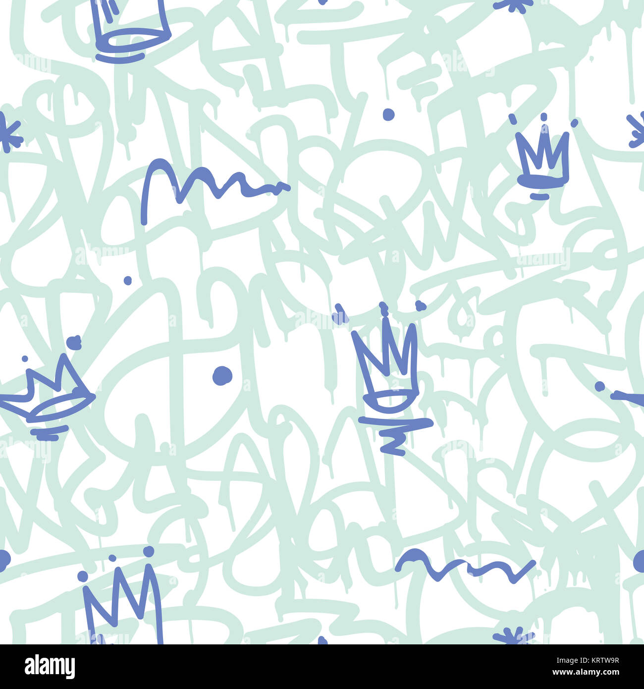 Graffiti Seamless Patten Stock Photo - Alamy