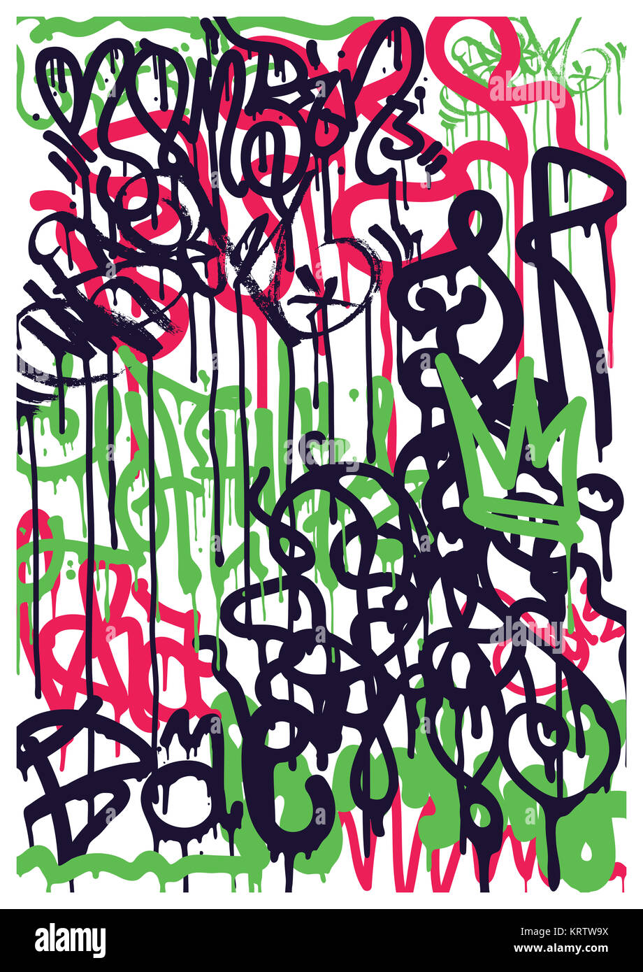 Background Graffiti Stickers Stock Photo - Alamy