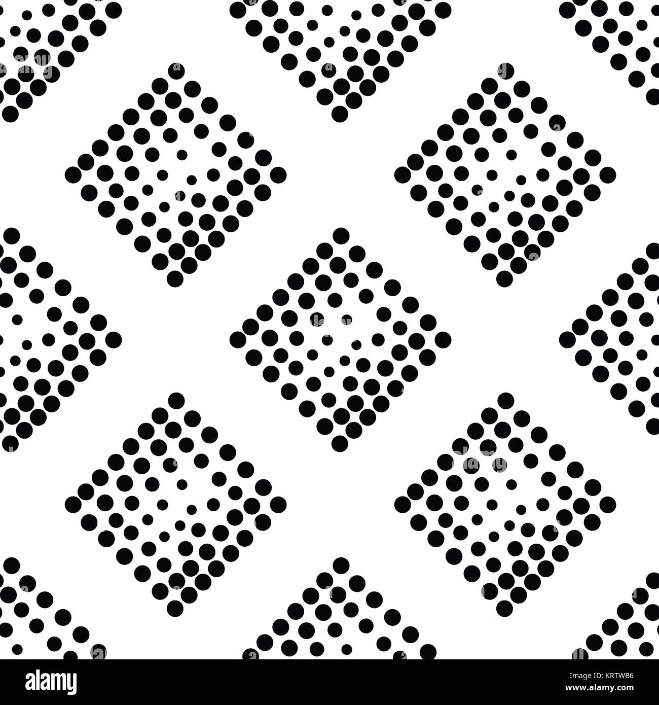 Vector geometric seamless pattern. Repeating abstract dots Stock Photo ...